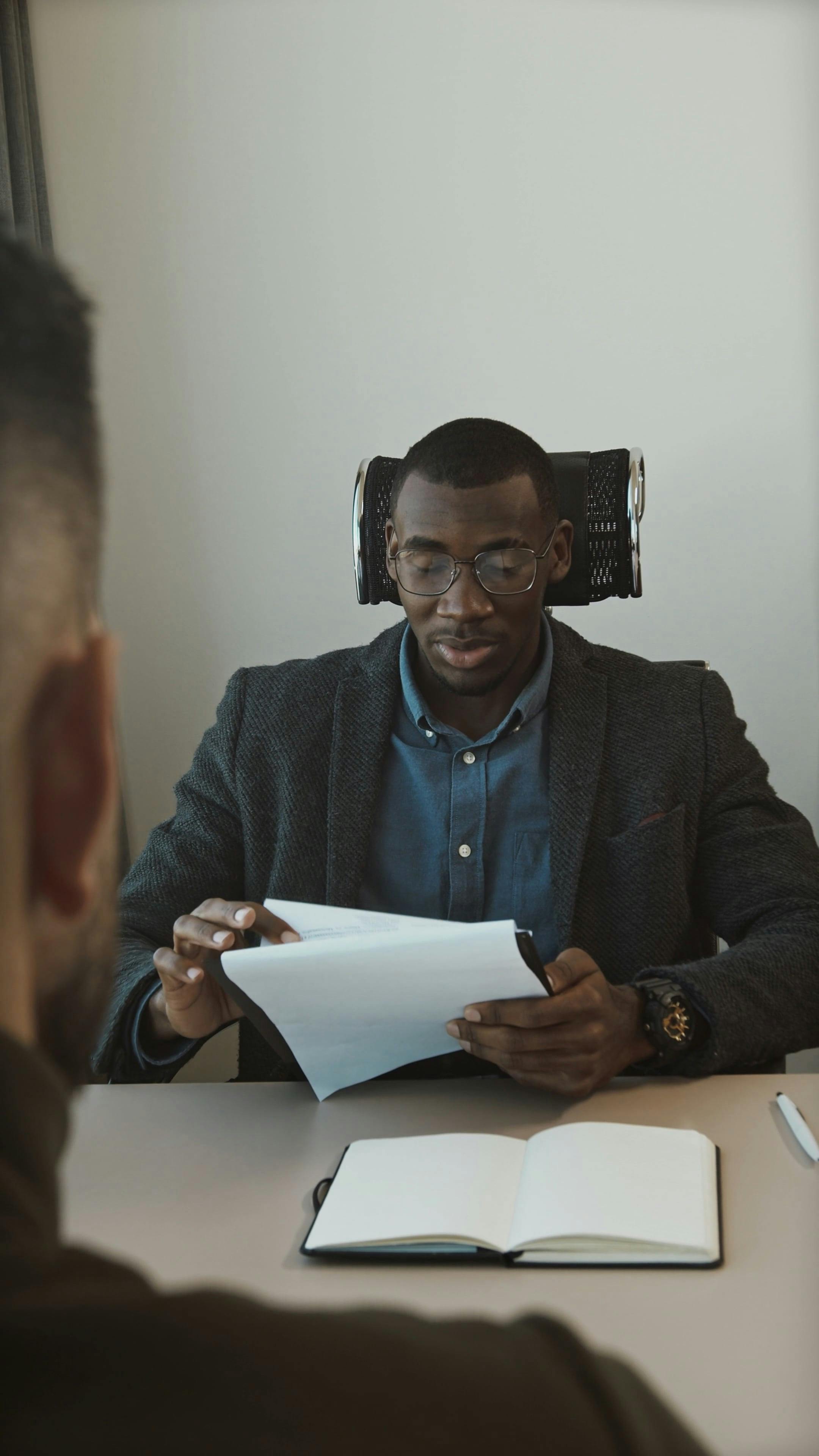 Person Having a Interview Free Stock Video Footage, Royalty-Free 4K ...