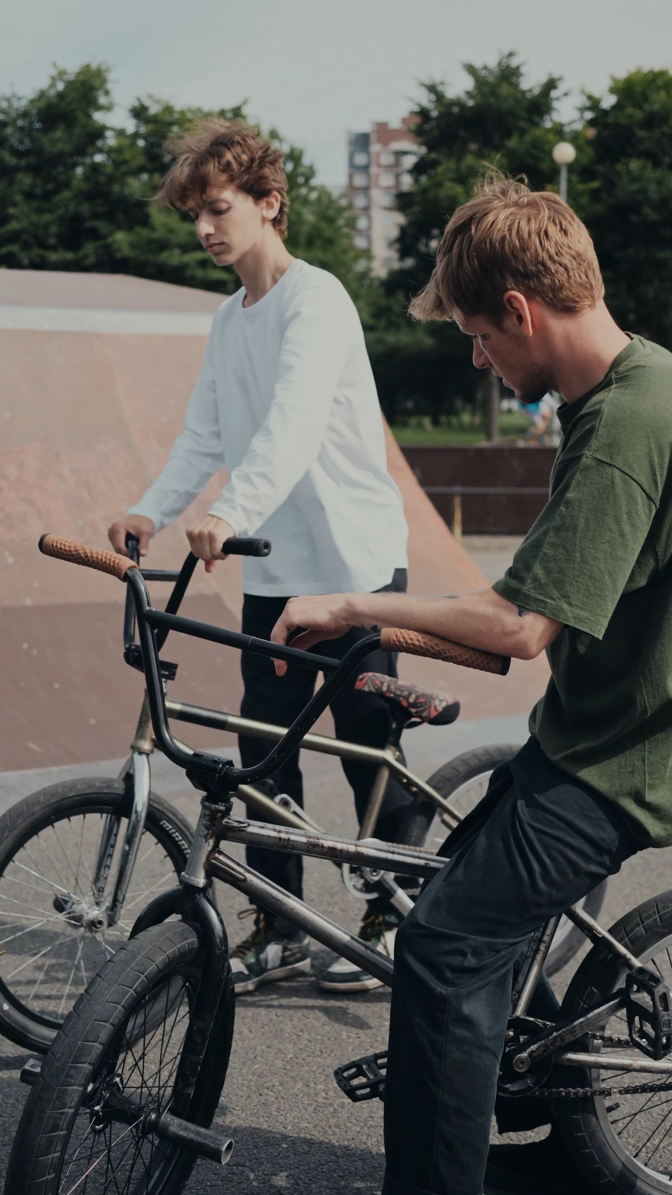 Man Checking His Bike Free Stock Video Footage, Royalty-Free 4K & HD ...