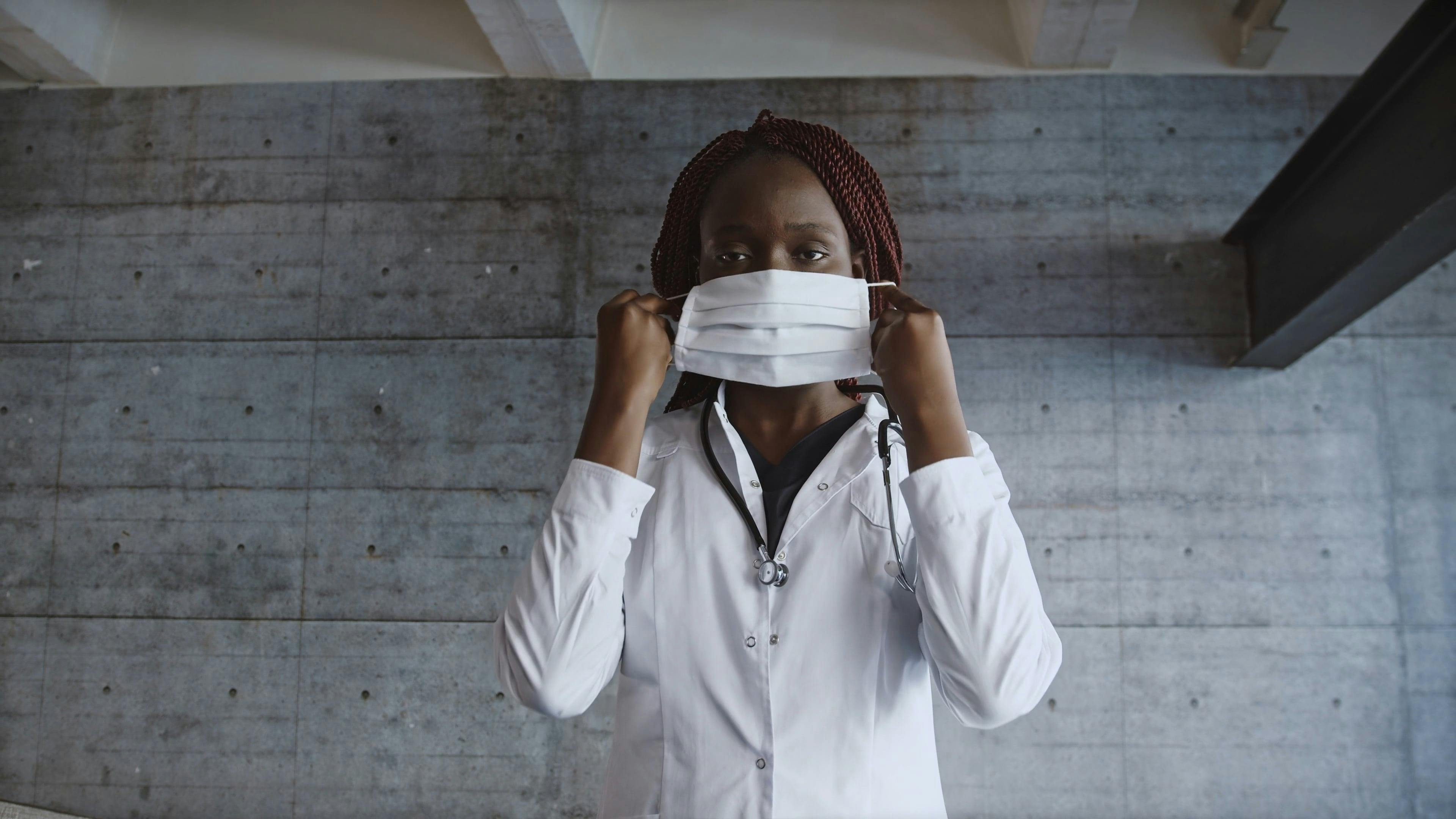Person Wearing a Face Mask Free Stock Video Footage, Royalty-Free 4K ...