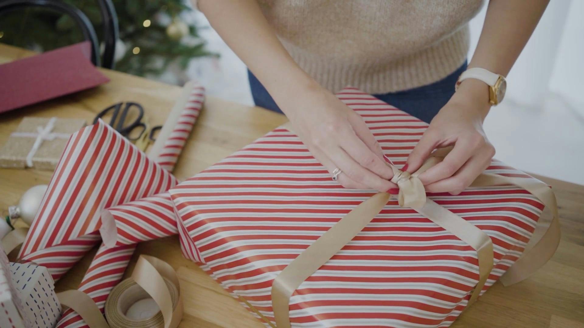 People Wrapping Christmas Gifts · Free Stock Video