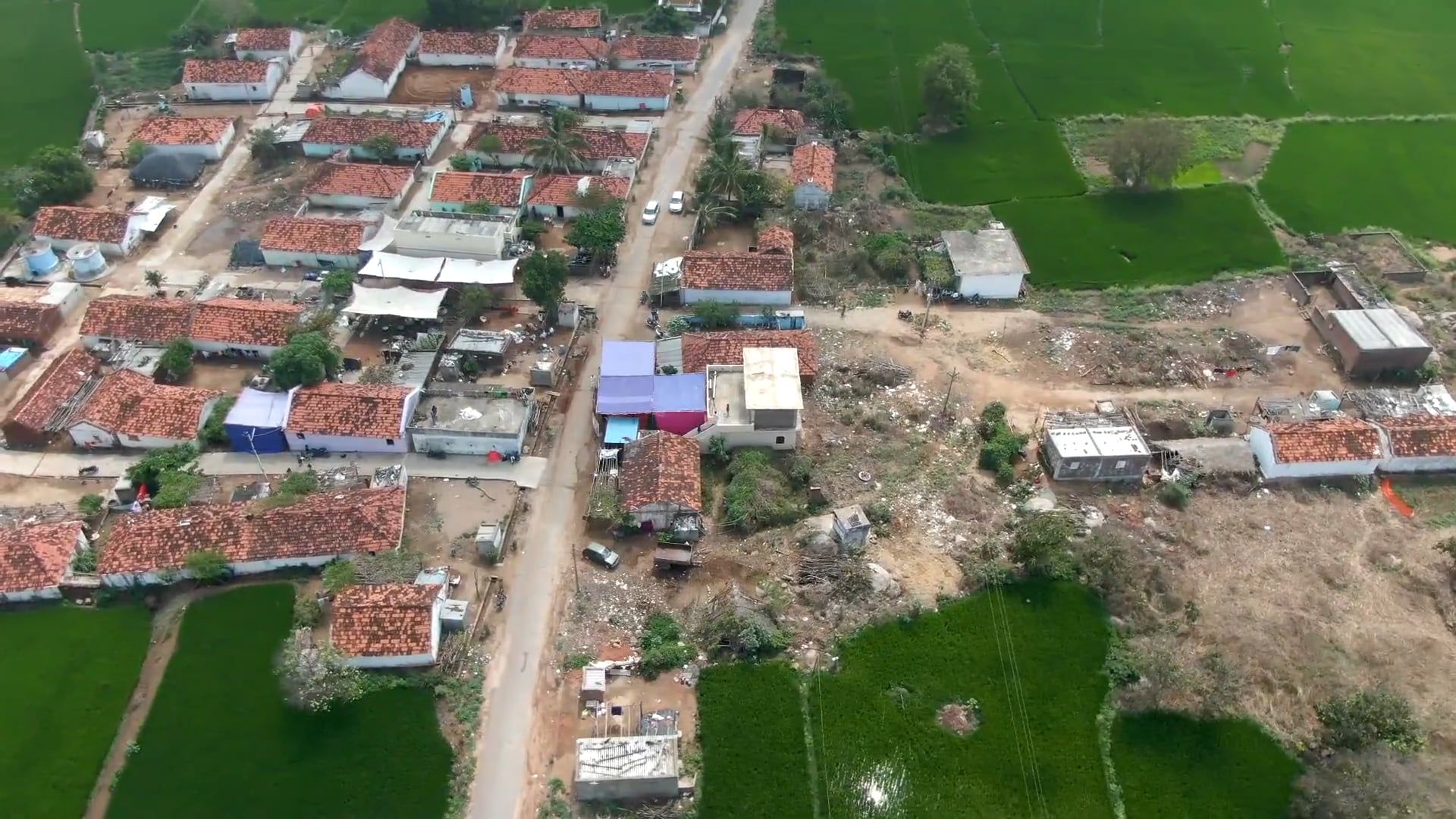 Drone Footage of a Village Houses Free Stock Video Footage, Royalty ...