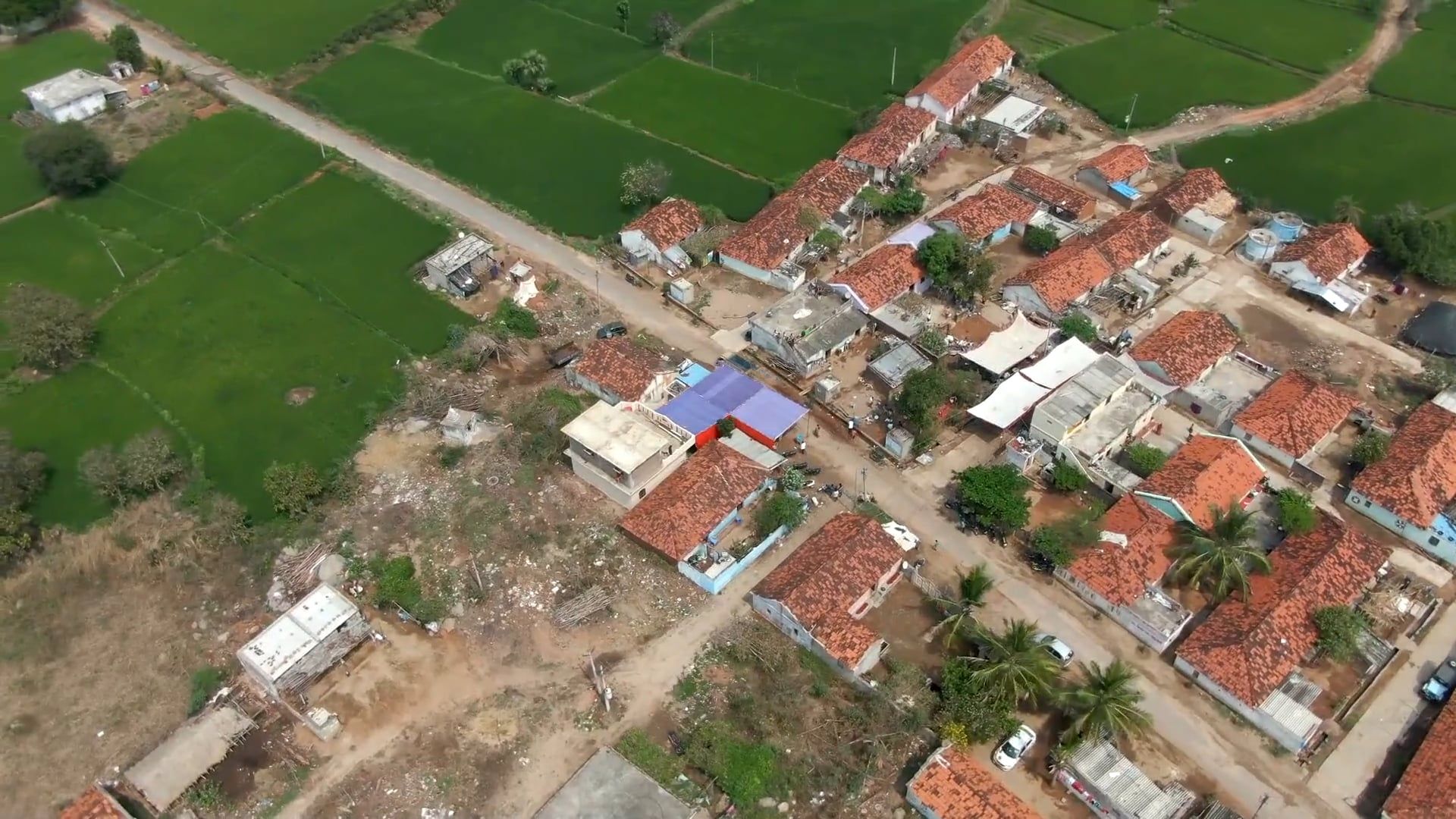 Drone Footage of Village Houses Free Stock Video Footage, Royalty-Free ...