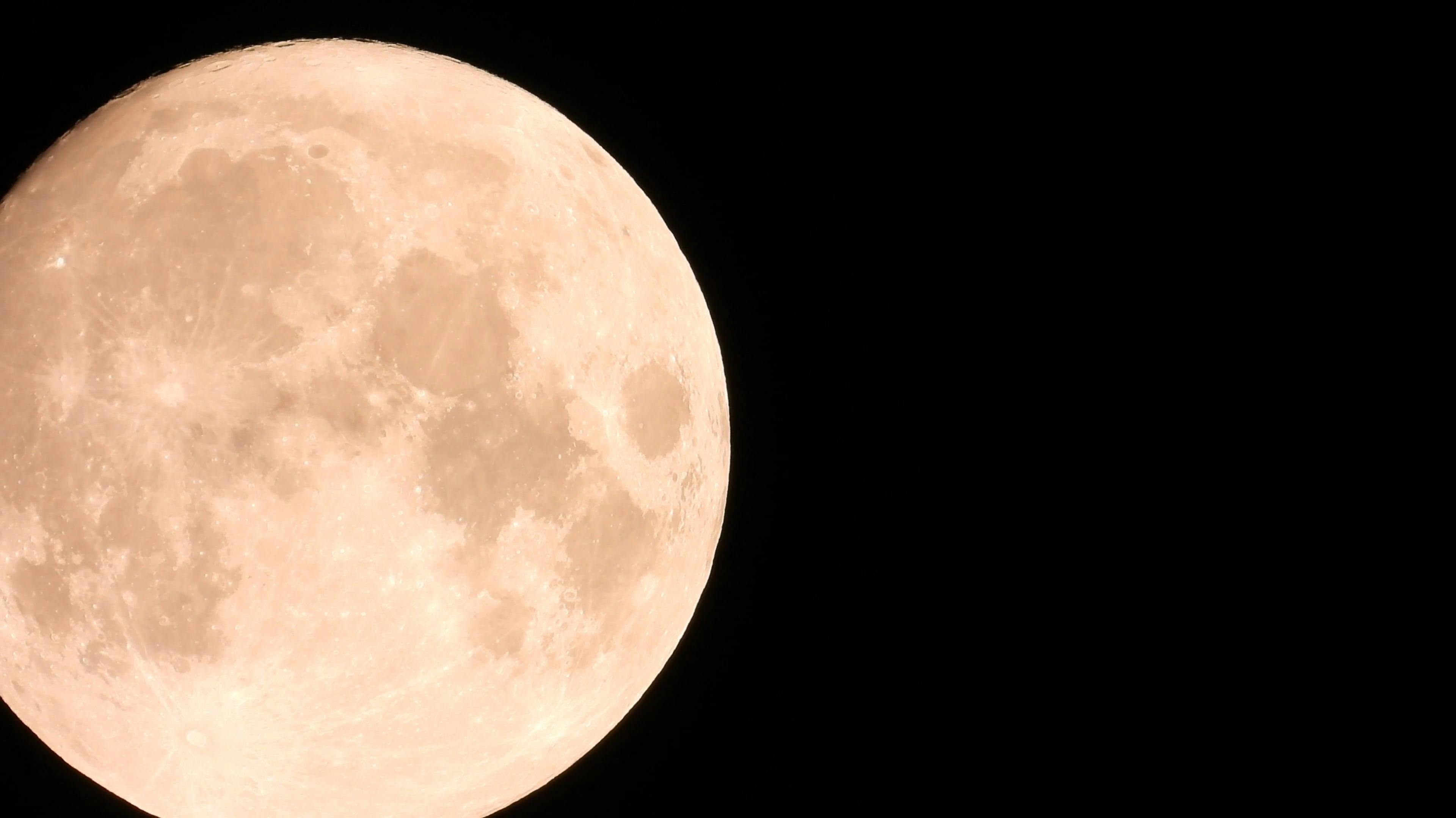 Beautiful Moon Rises through Night Clouds · Free Stock Video