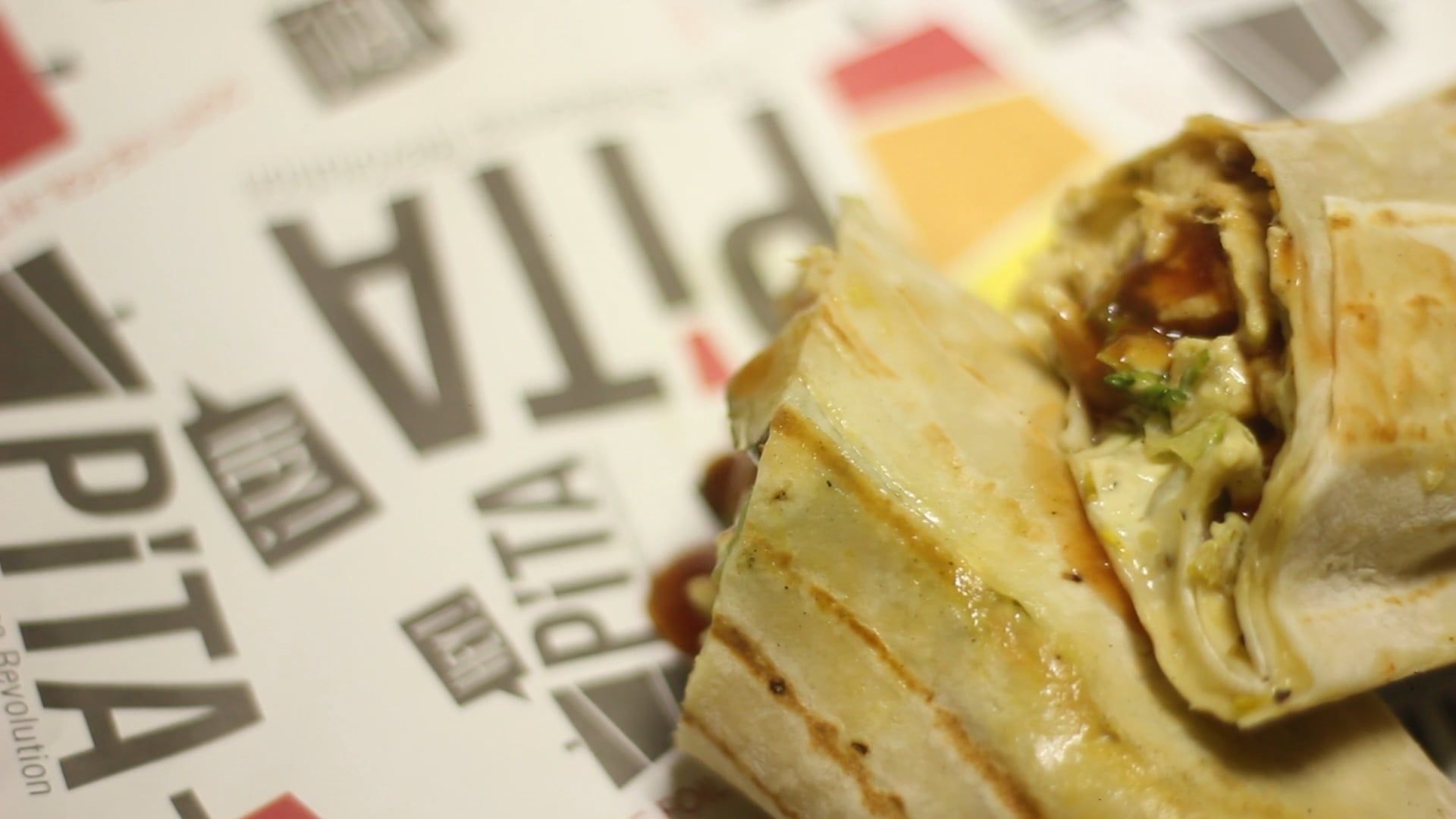Close Up View of a Shawarma · Free Stock Video