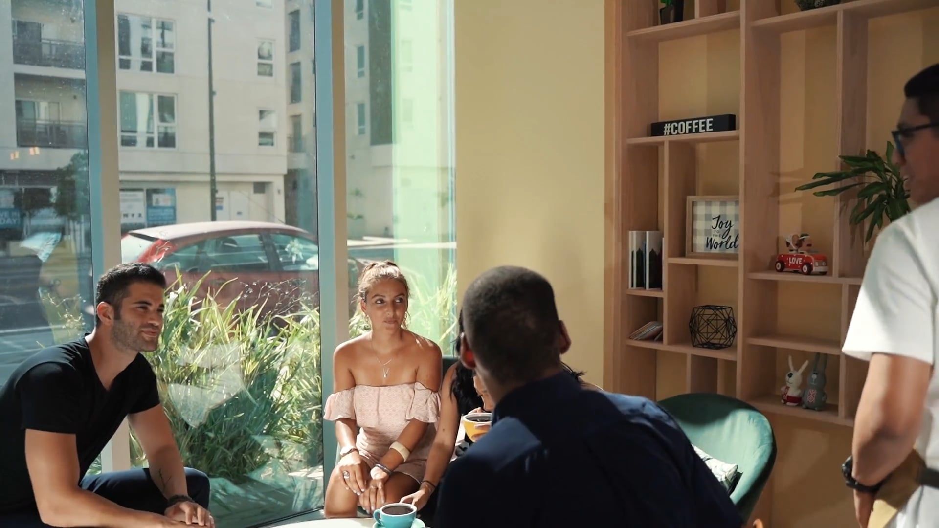 Friendly Waiter Checking on Customers · Free Stock Video