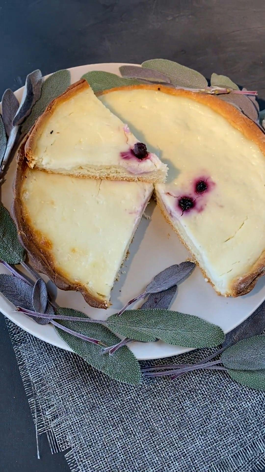 A Baked Pie Cut into Pieces · Free Stock Video