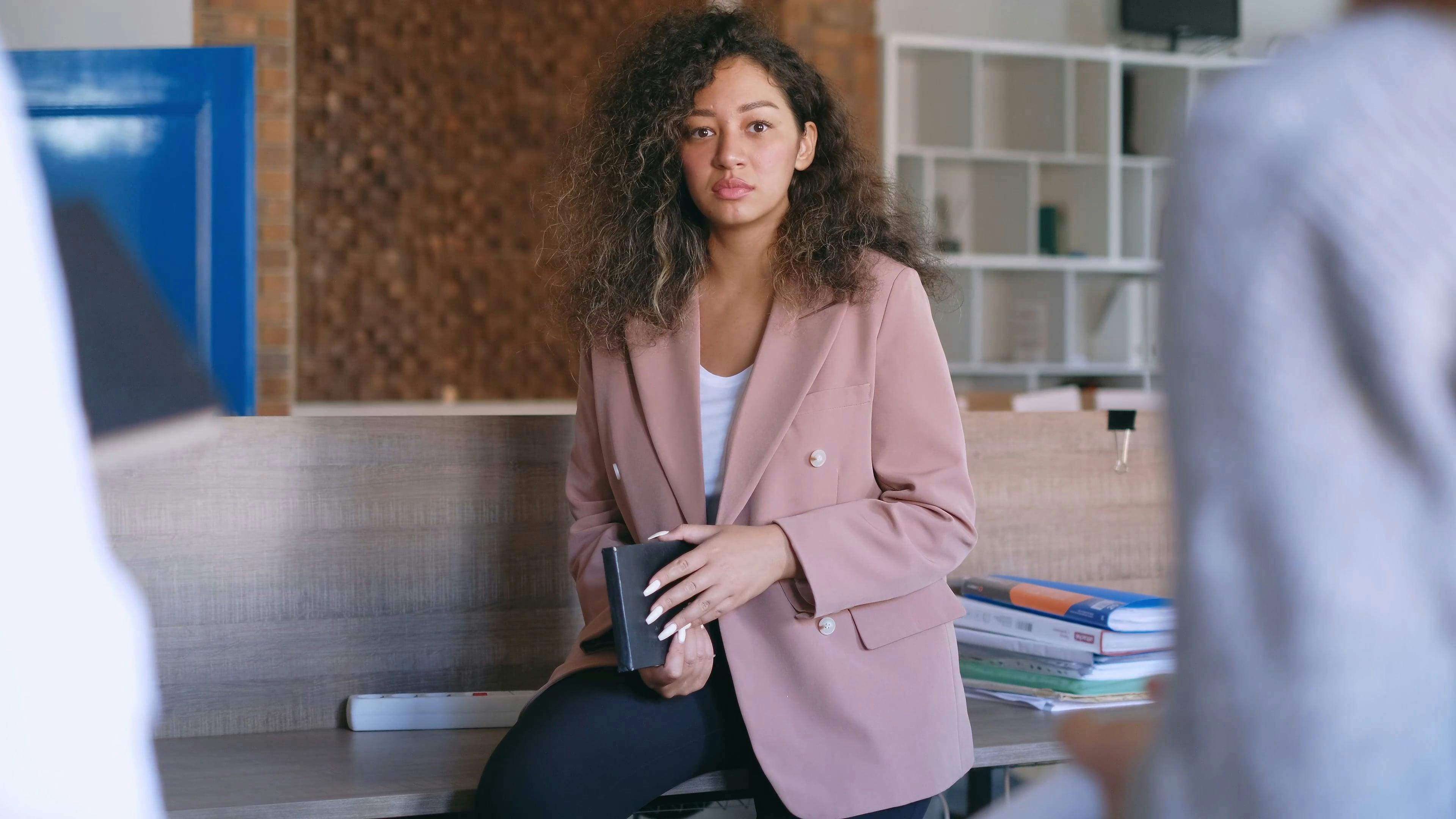 Lady Smiling Holding A Documents Videos, Download The BEST Free 4k Stock Video Footage & Lady ...