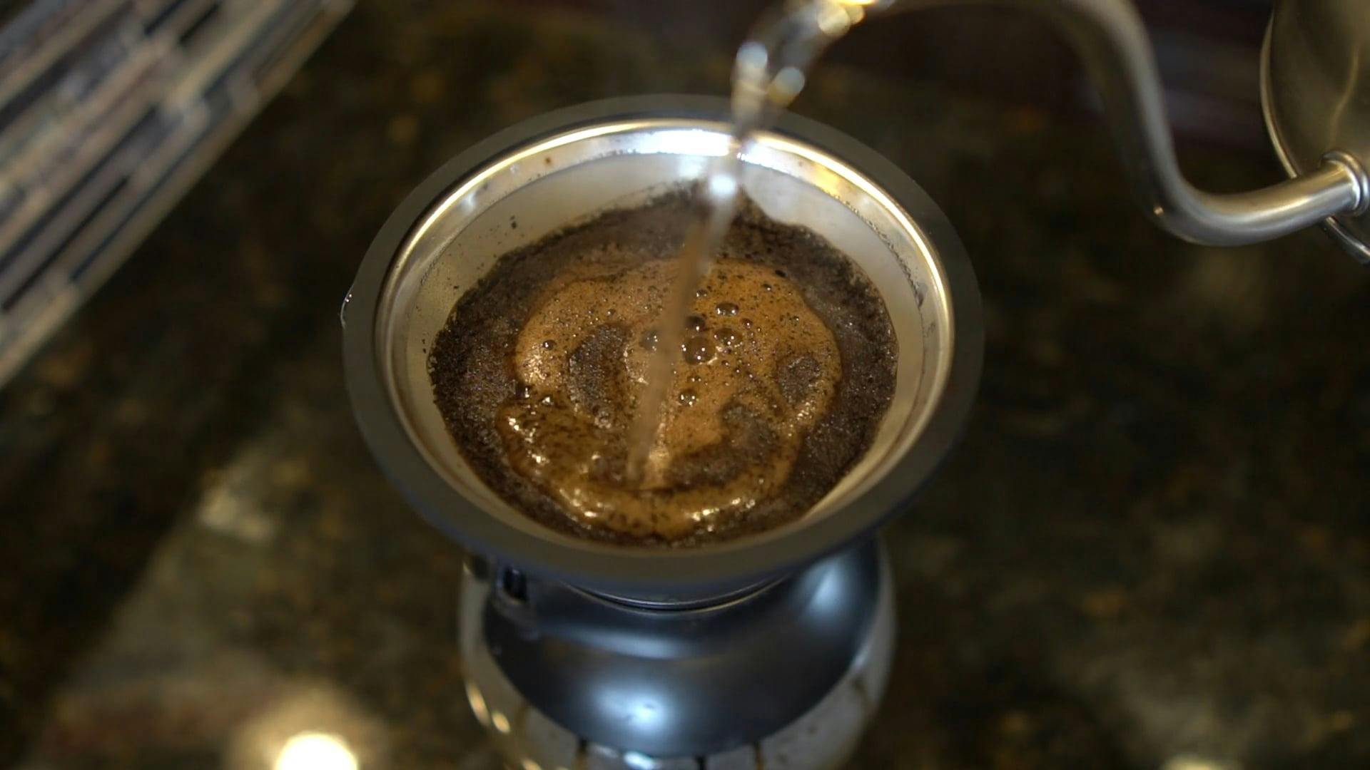 Person Making a Drip Coffee · Free Stock Video