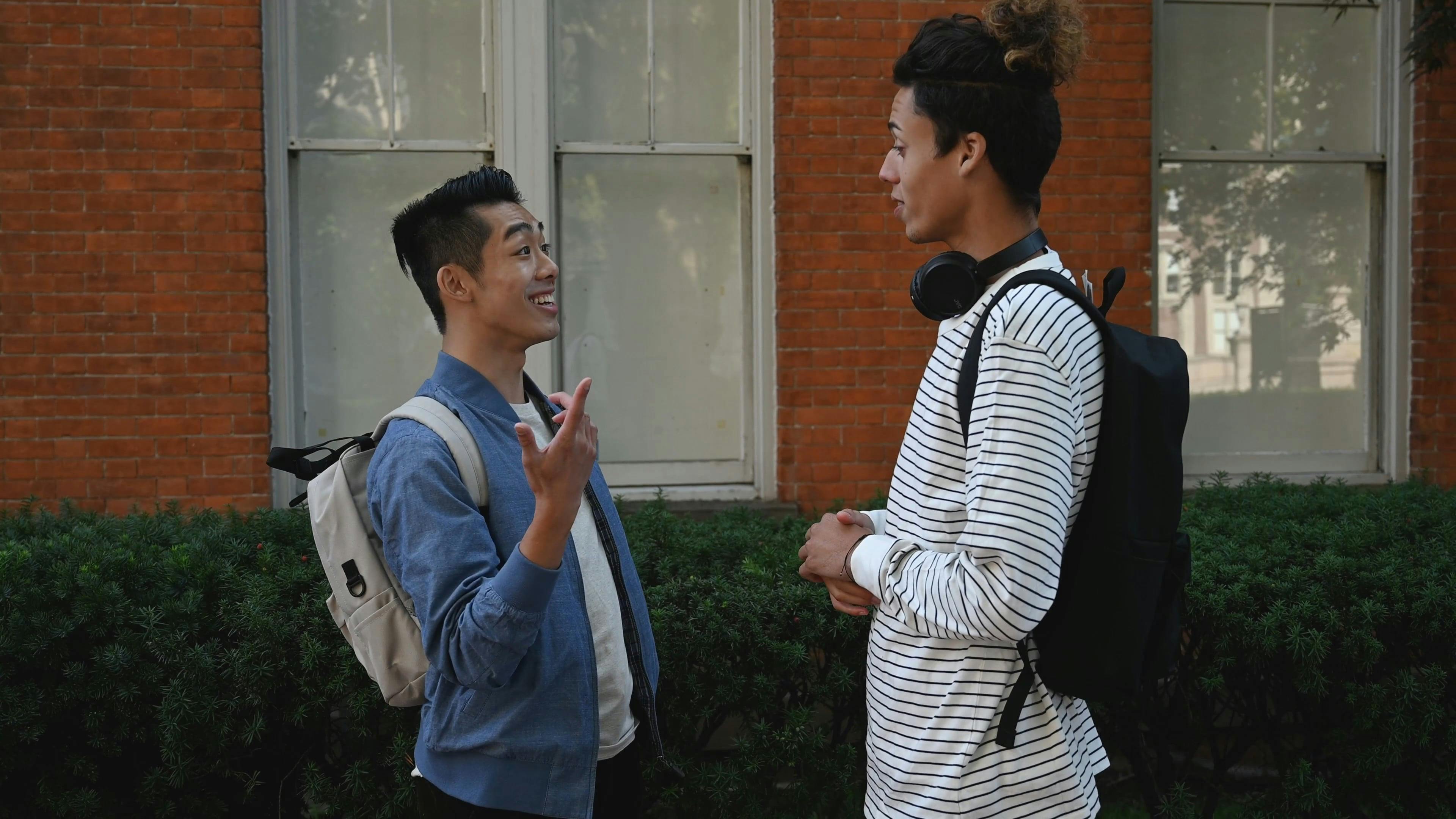 Men Having a Conversation · Free Stock Video