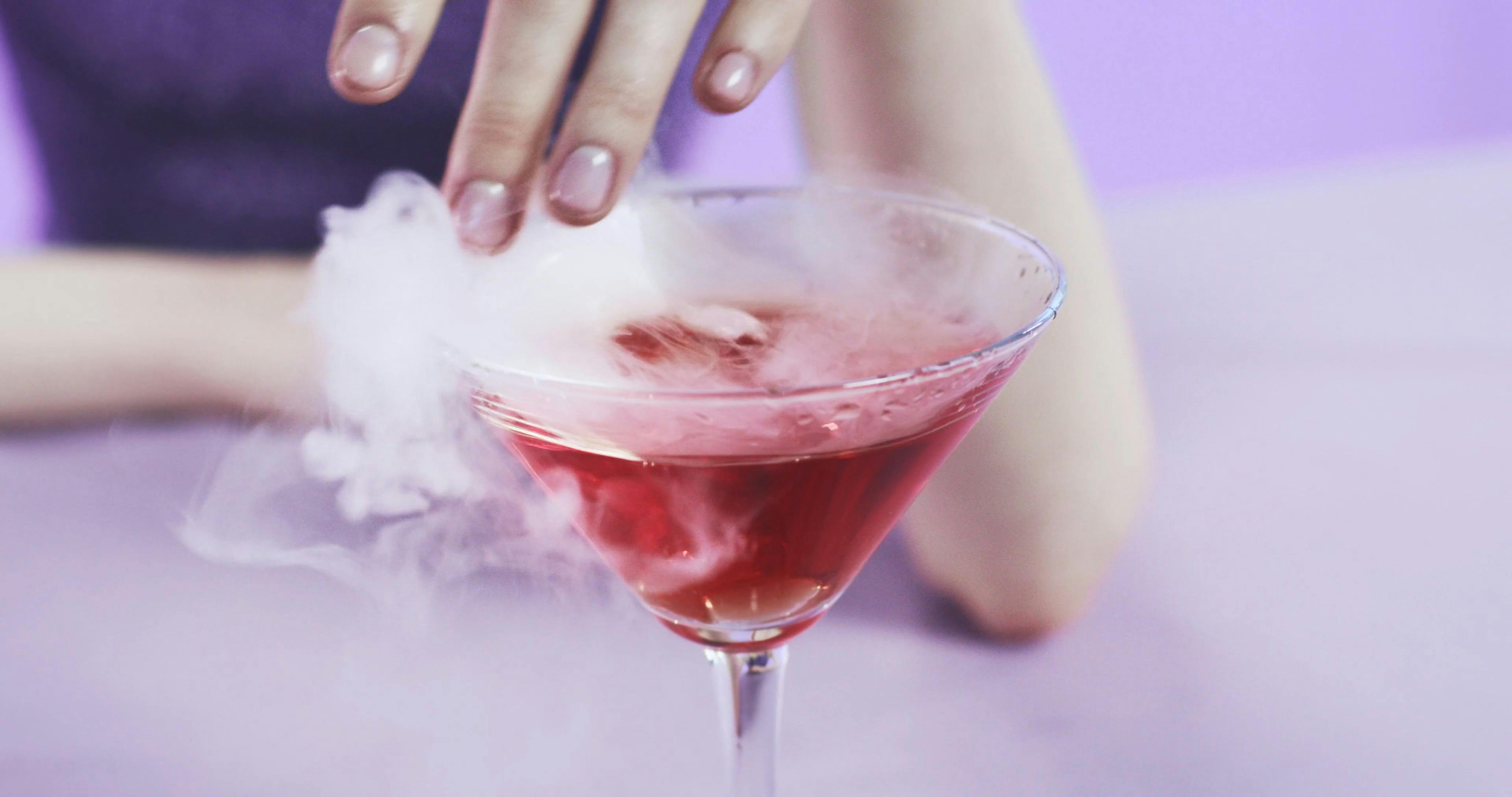 Creepy Young Woman Drinking Blood Beverage Free Stock Video Footage ...