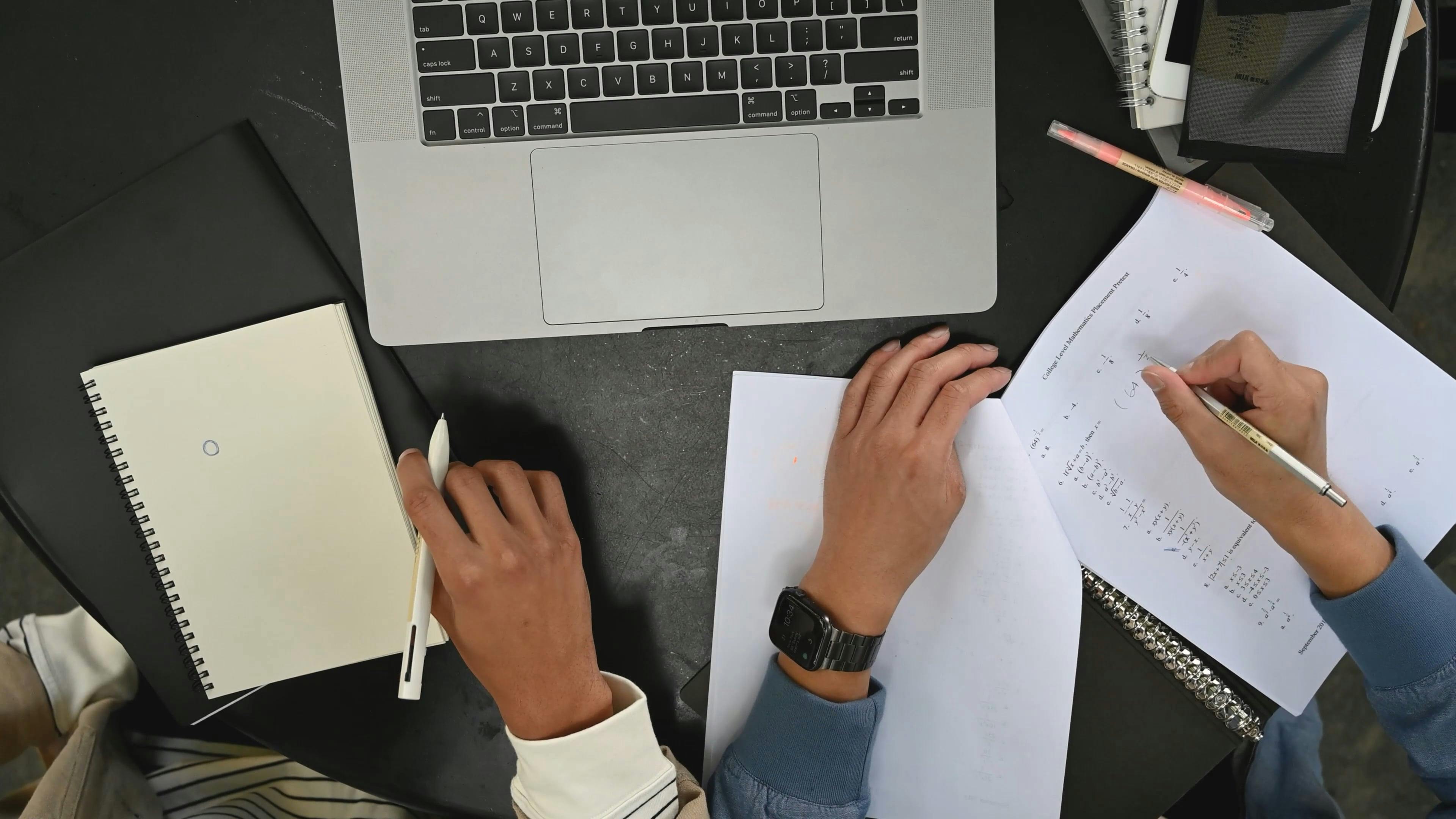 Two Guys Solving Math Problems · Free Stock Video