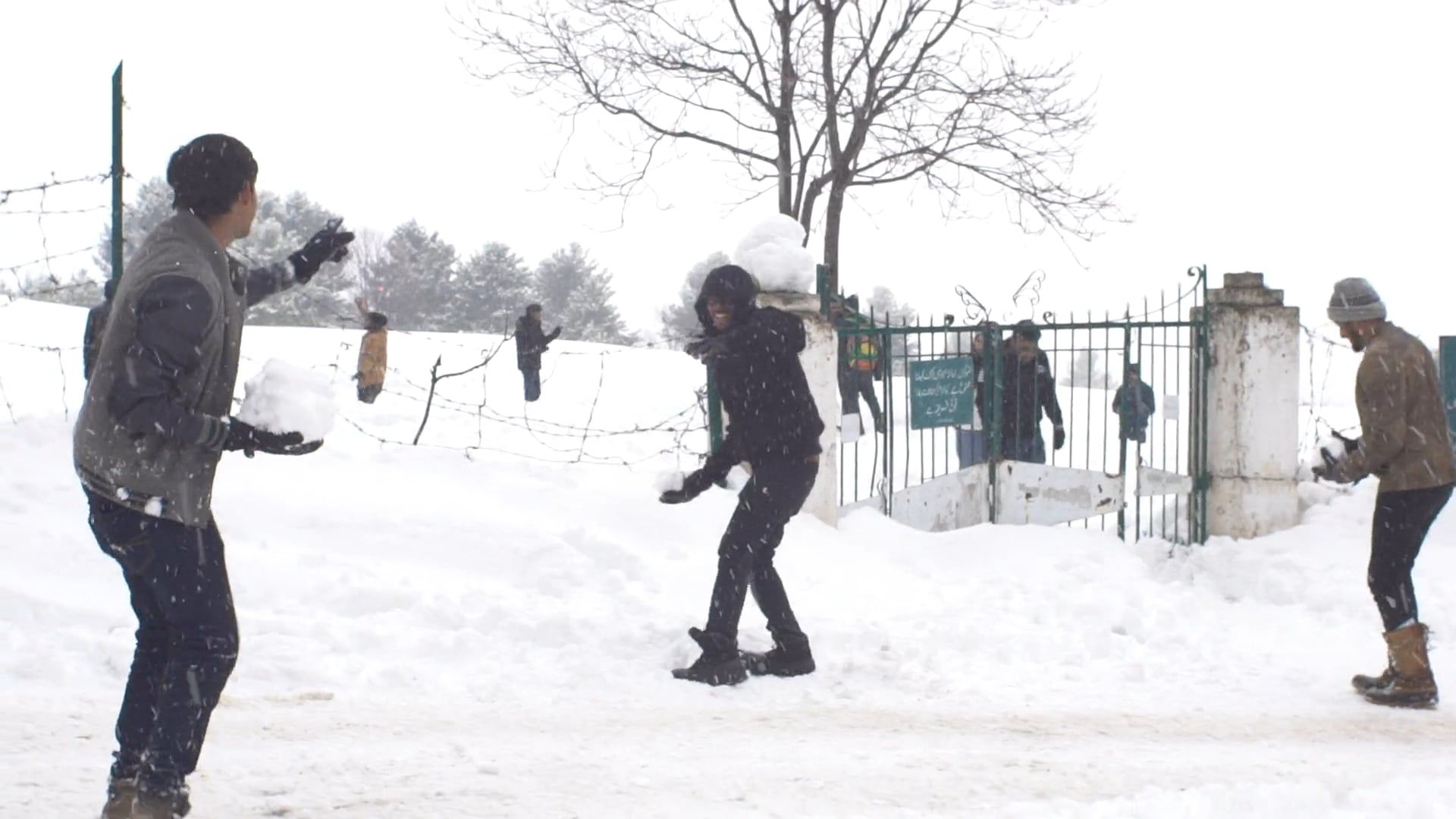 People Playing in the Snow Free Stock Video Footage, Royalty-Free 4K ...