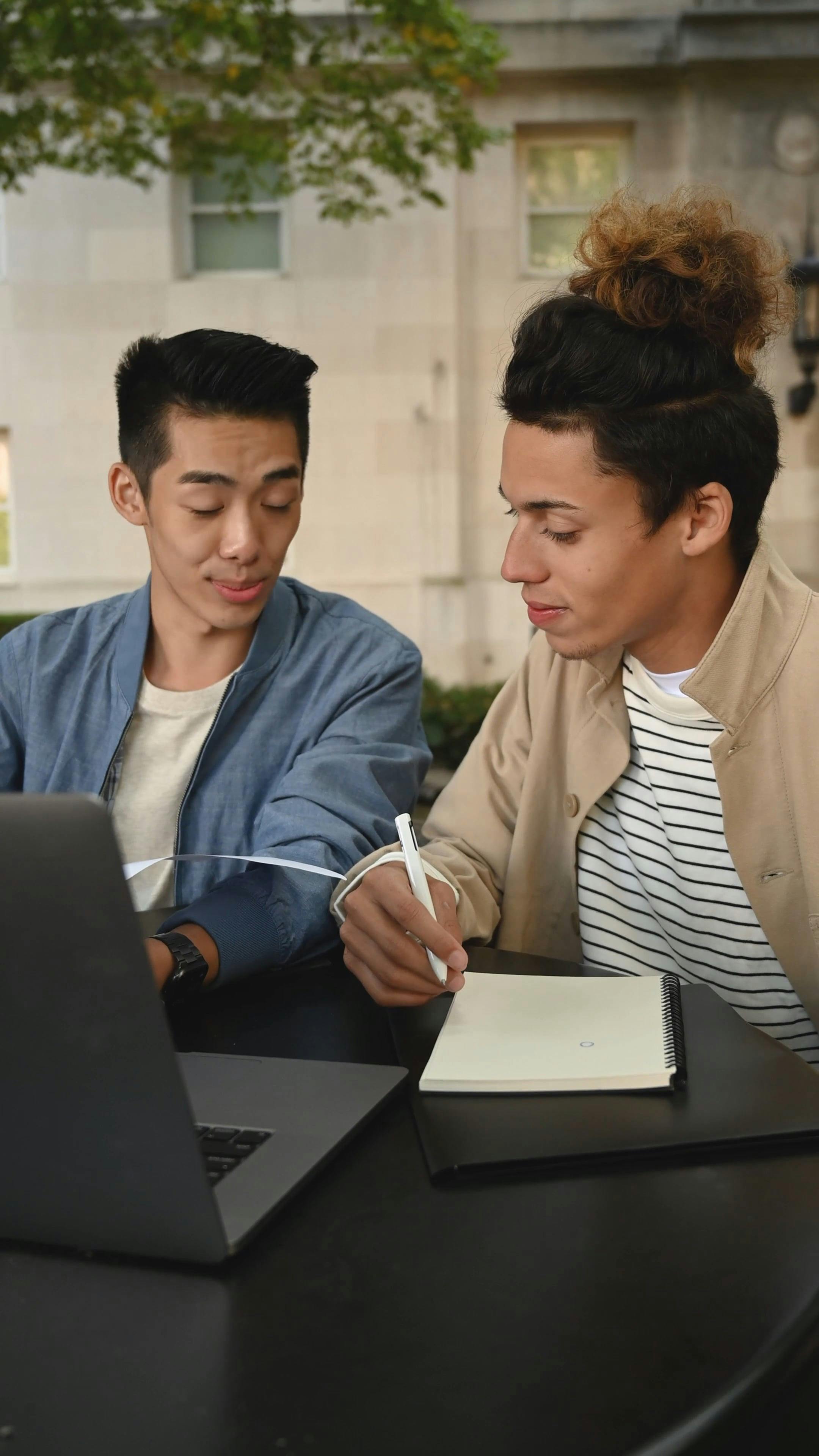 Men Studying Together · Free Stock Video