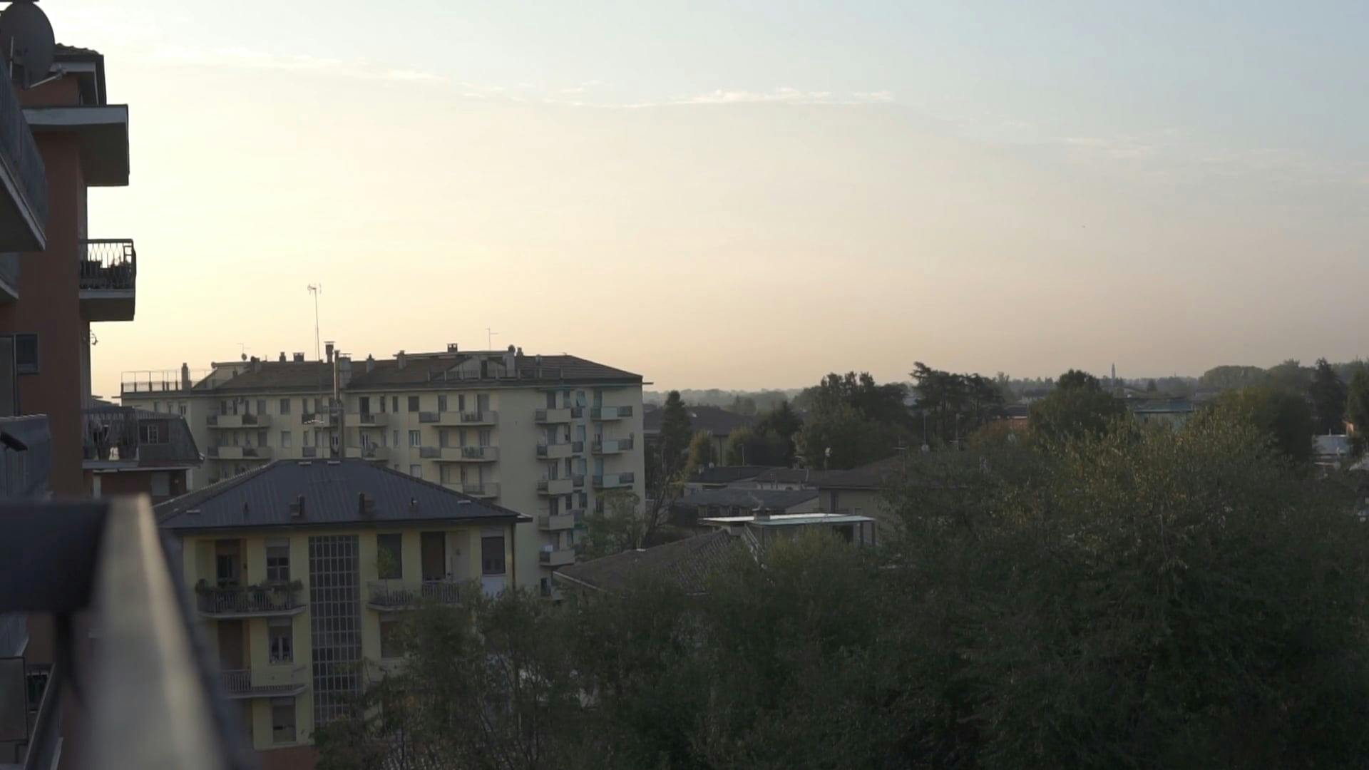Town View from Balcony · Free Stock Video