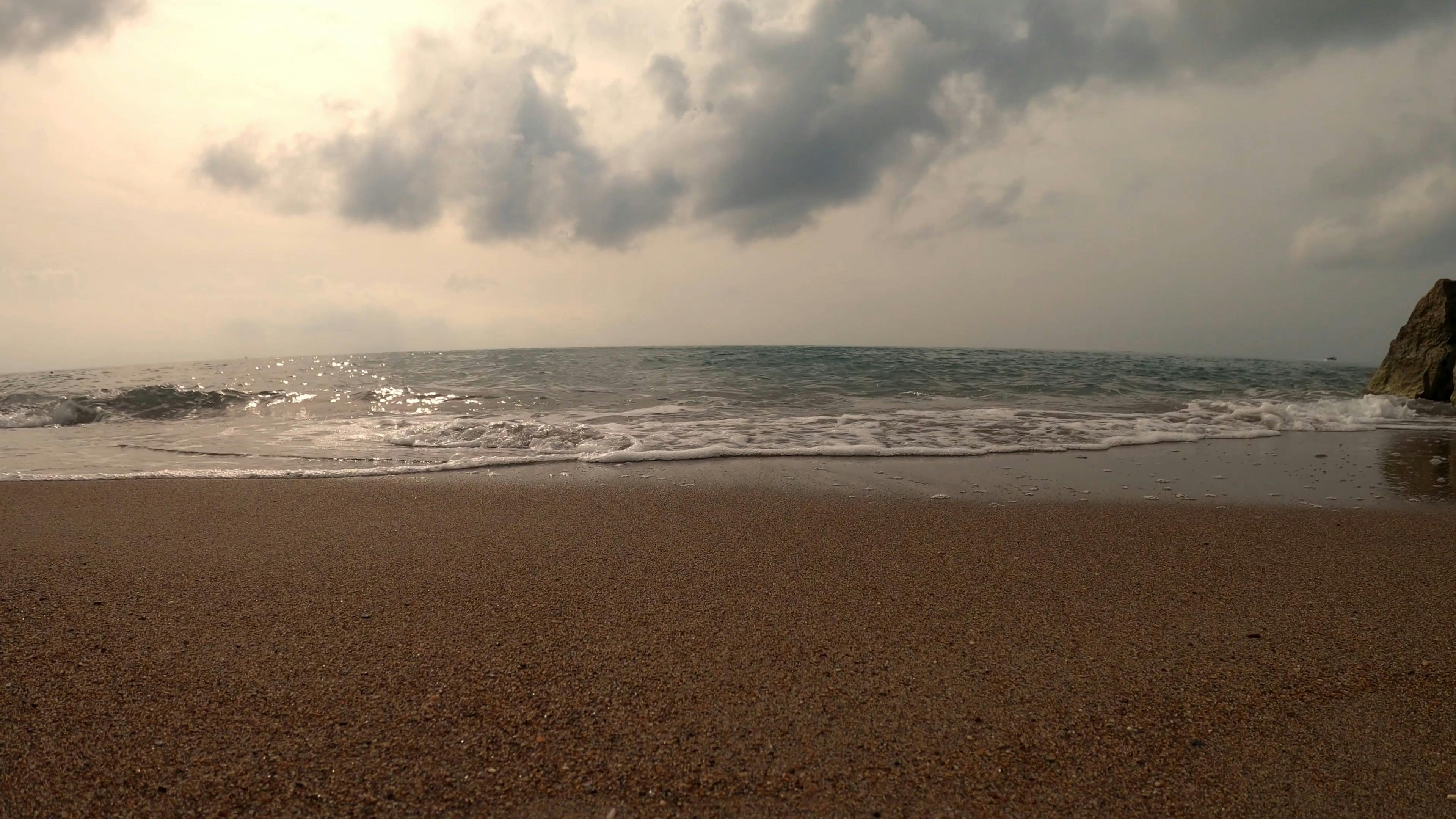 Beautiful View Of A Beach Free Stock Video Footage, Royalty-Free 4K ...