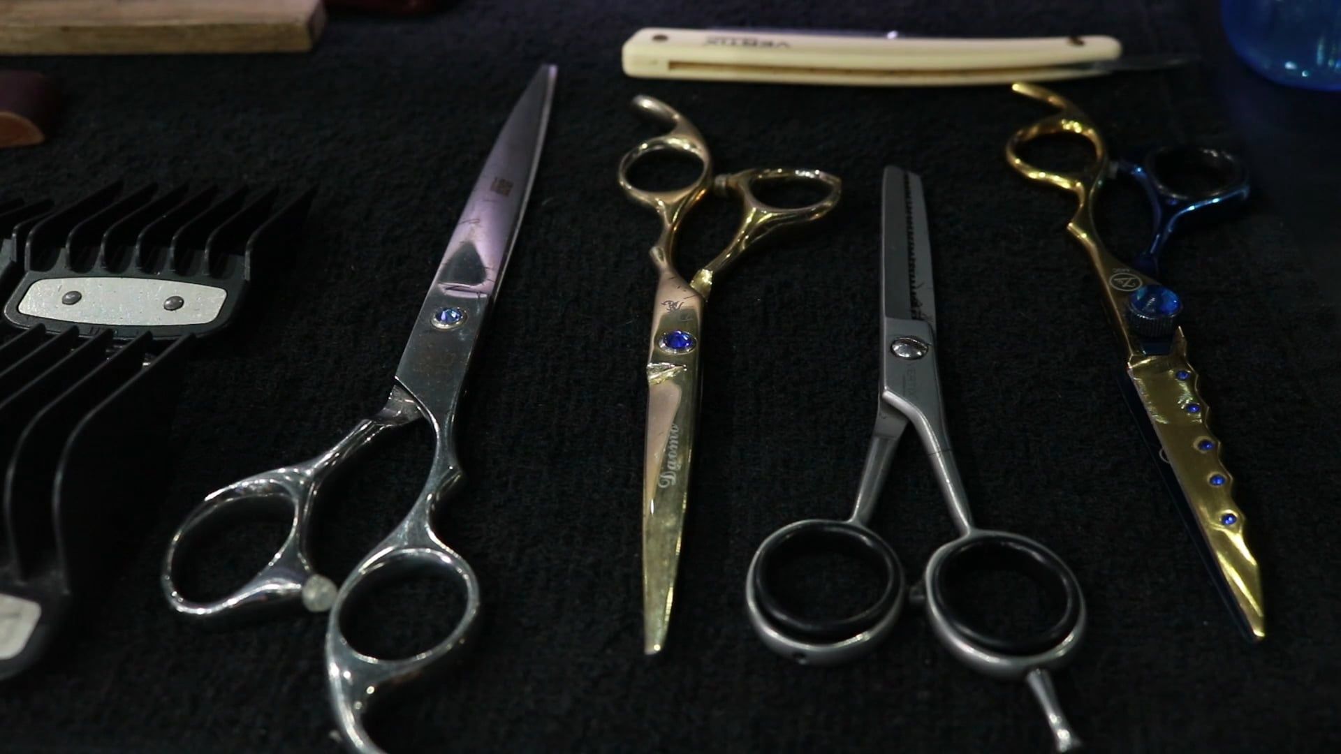 Close-Up Video of Barber Tools Free Stock Video Footage, Royalty-Free ...