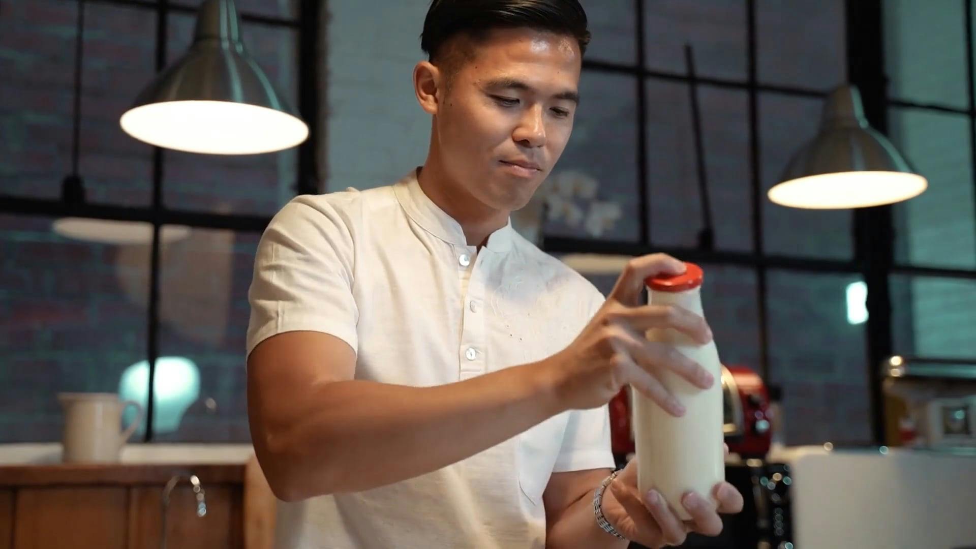 Man Shaking a Bottle Free Stock Video Footage, Royalty-Free 4K & HD ...