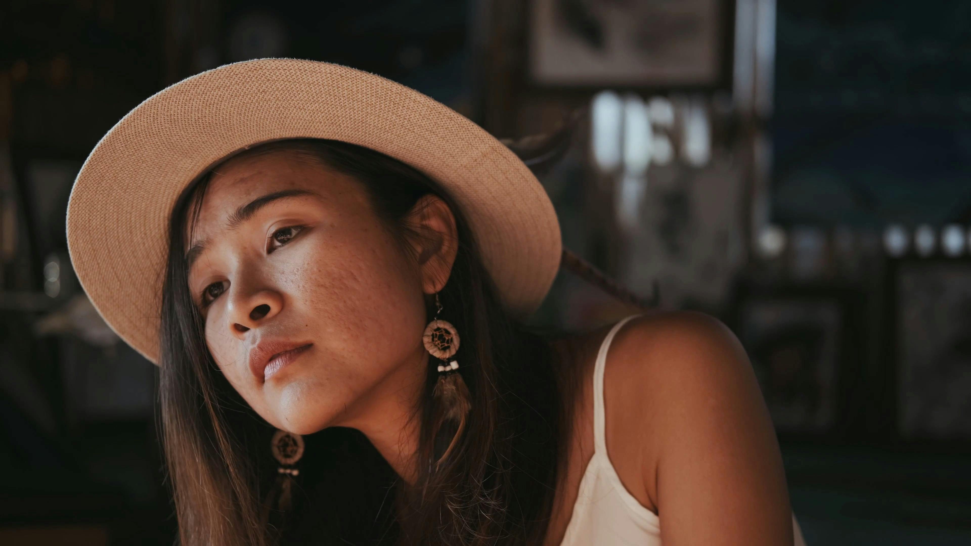 Close up of a Woman Nodding Free Stock Video Footage, Royalty-Free 4K ...