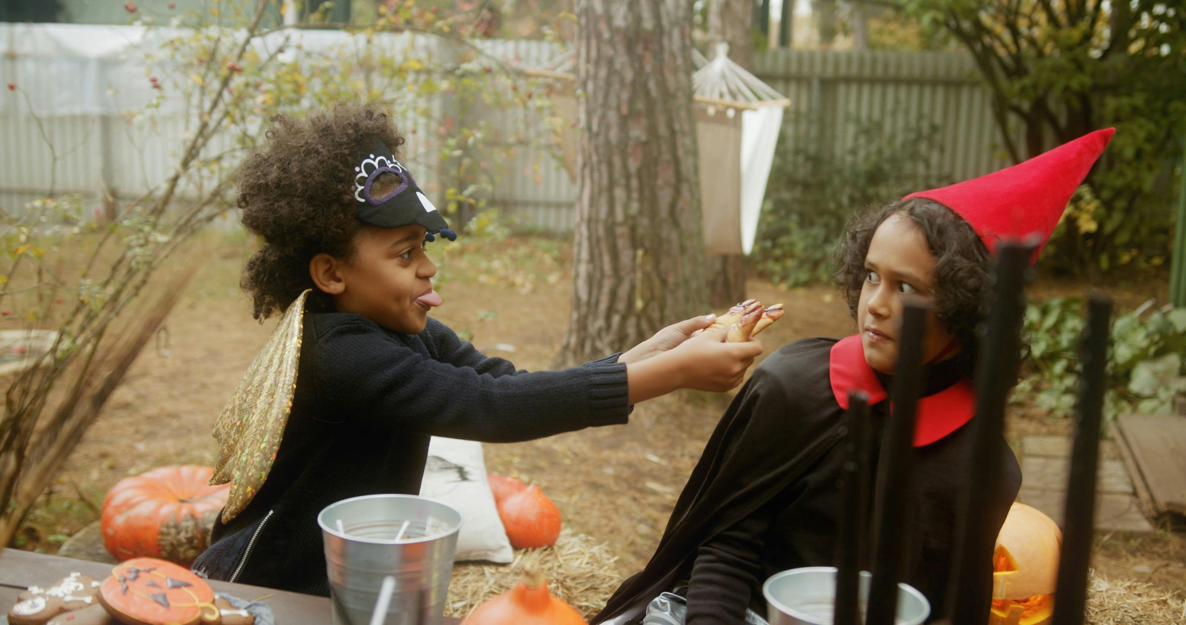 Kid Scaring Another Kid Free Stock Video Footage, Royalty-Free 4K & HD ...