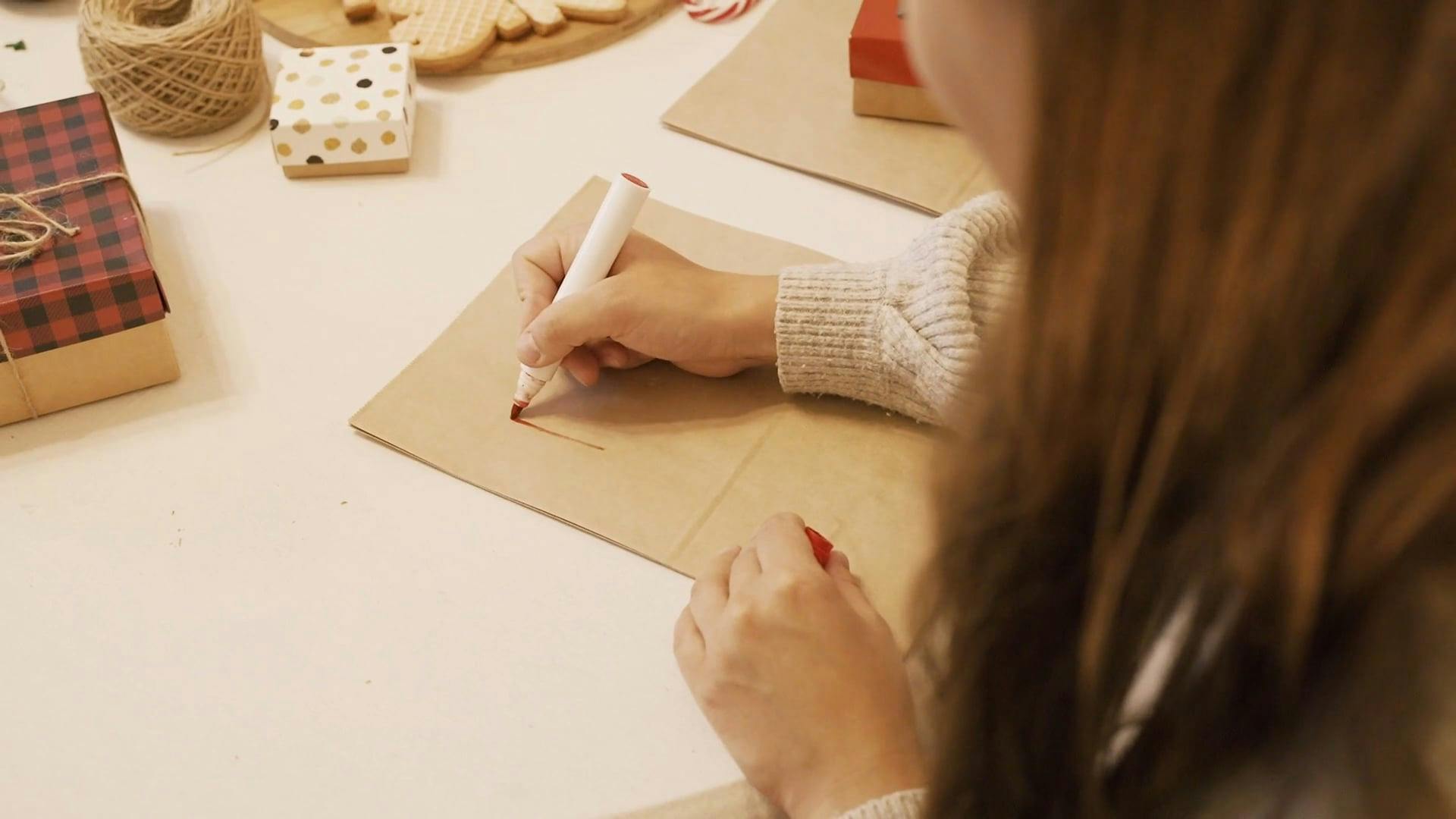 Gift Signing A Paper Bag Free Stock Video Footage, Royalty-Free 4K & HD ...