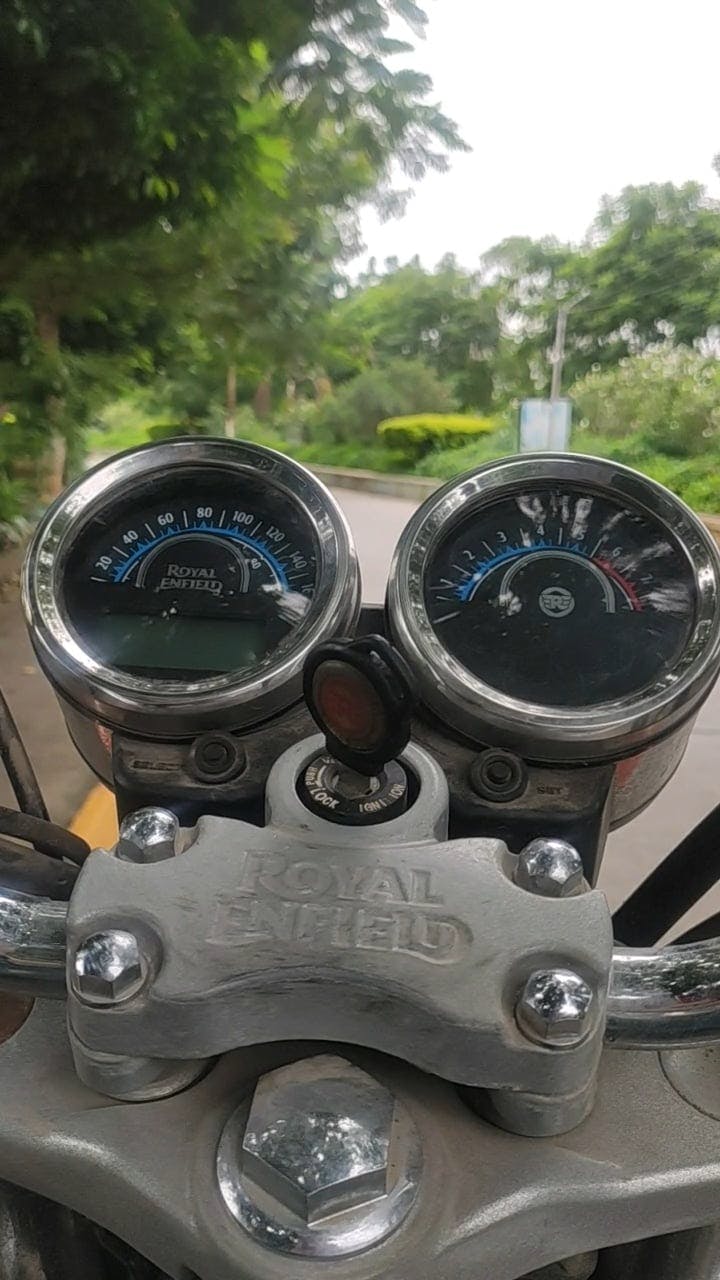 Close-up Shot of a Motorcycle's Speedometer · Free Stock Video