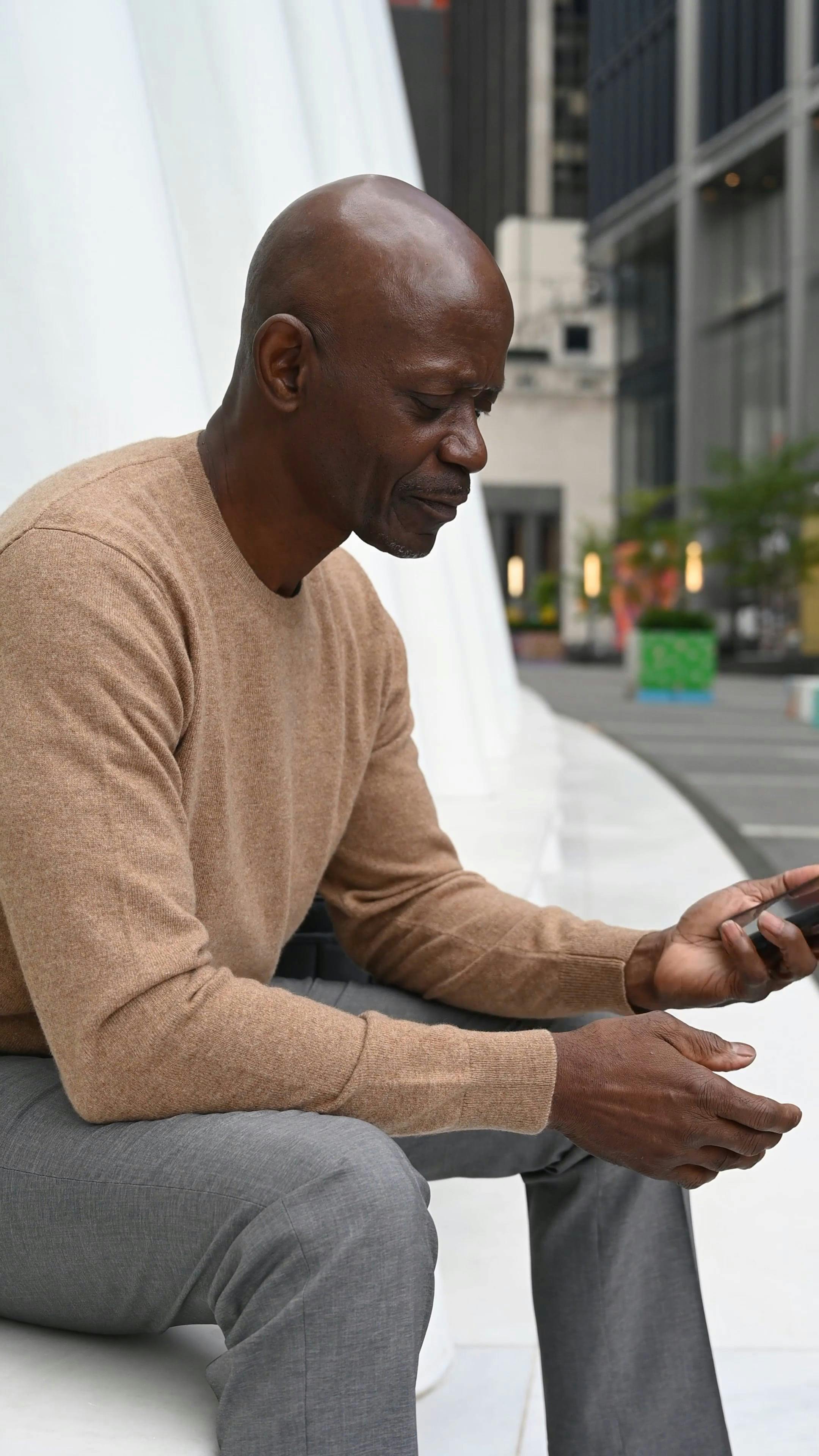 A Man Talking on the Phone · Free Stock Video