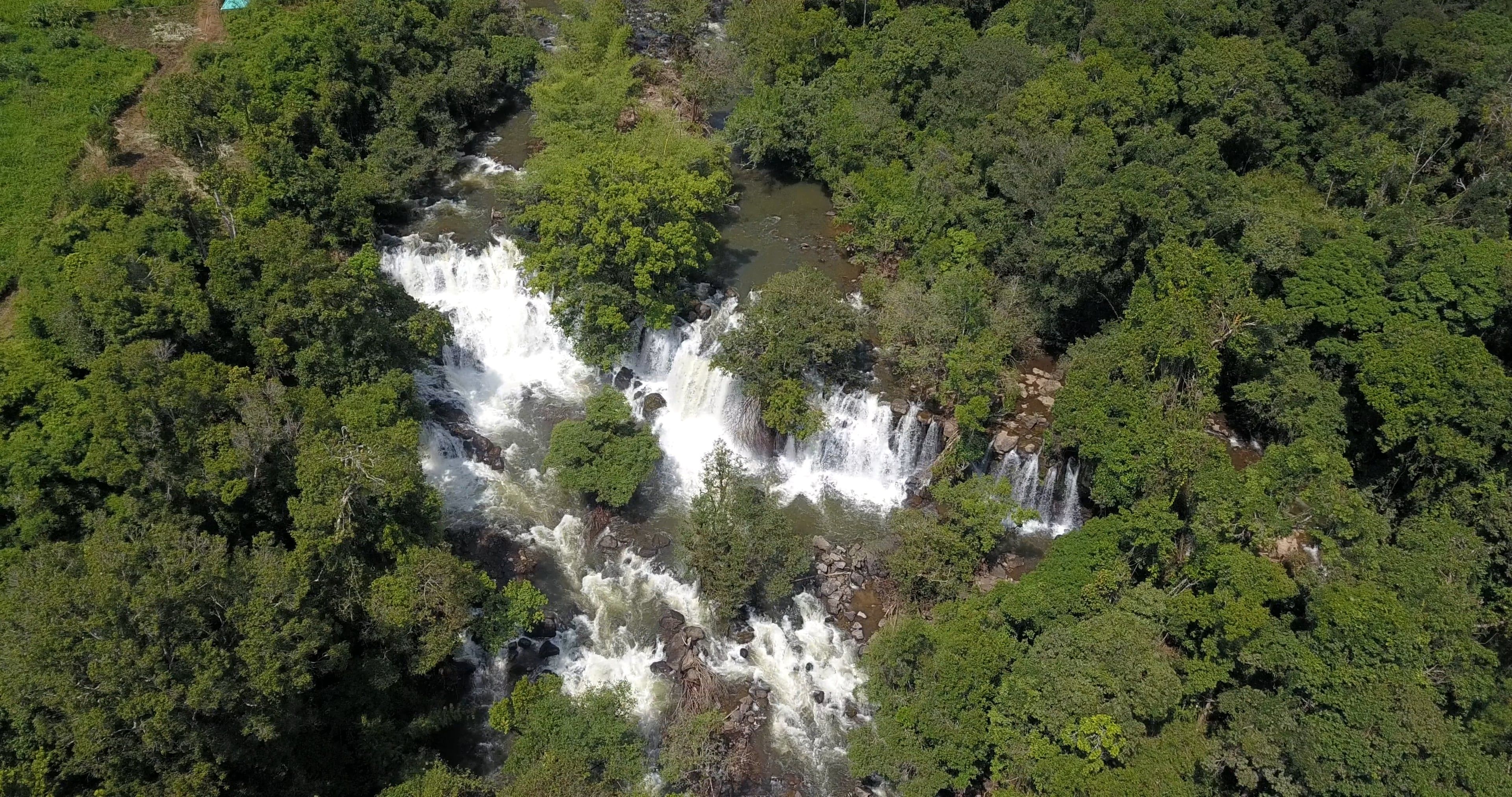 A Rapid River With Waterfalls · Free Stock Video