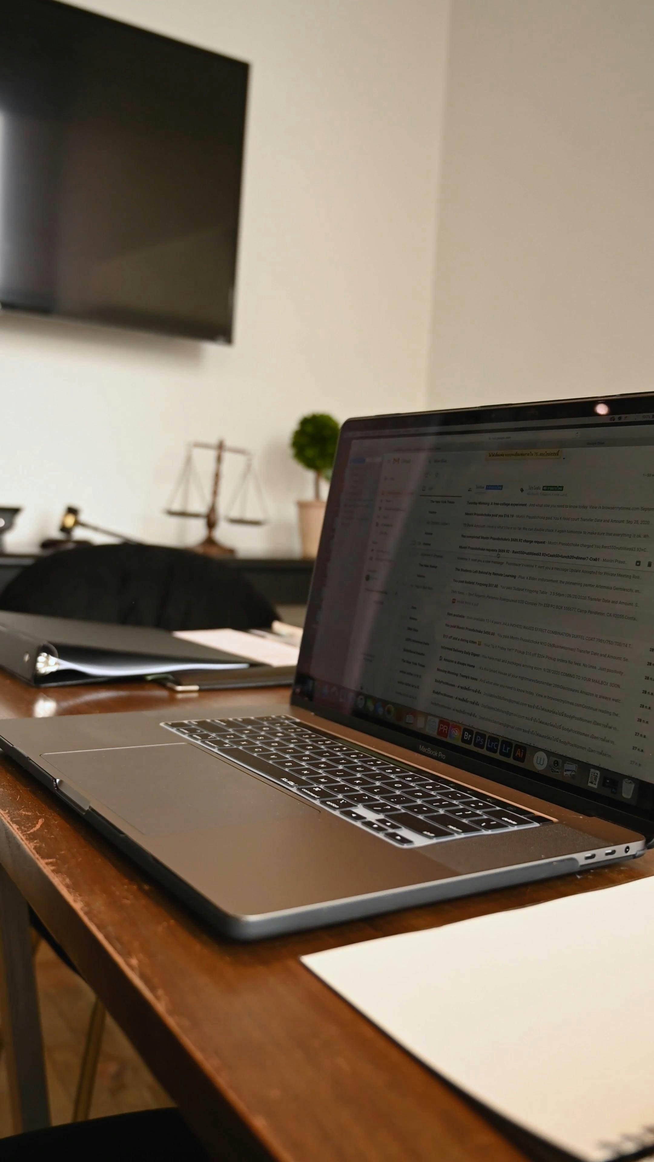 An Attorney's Desk · Free Stock Video