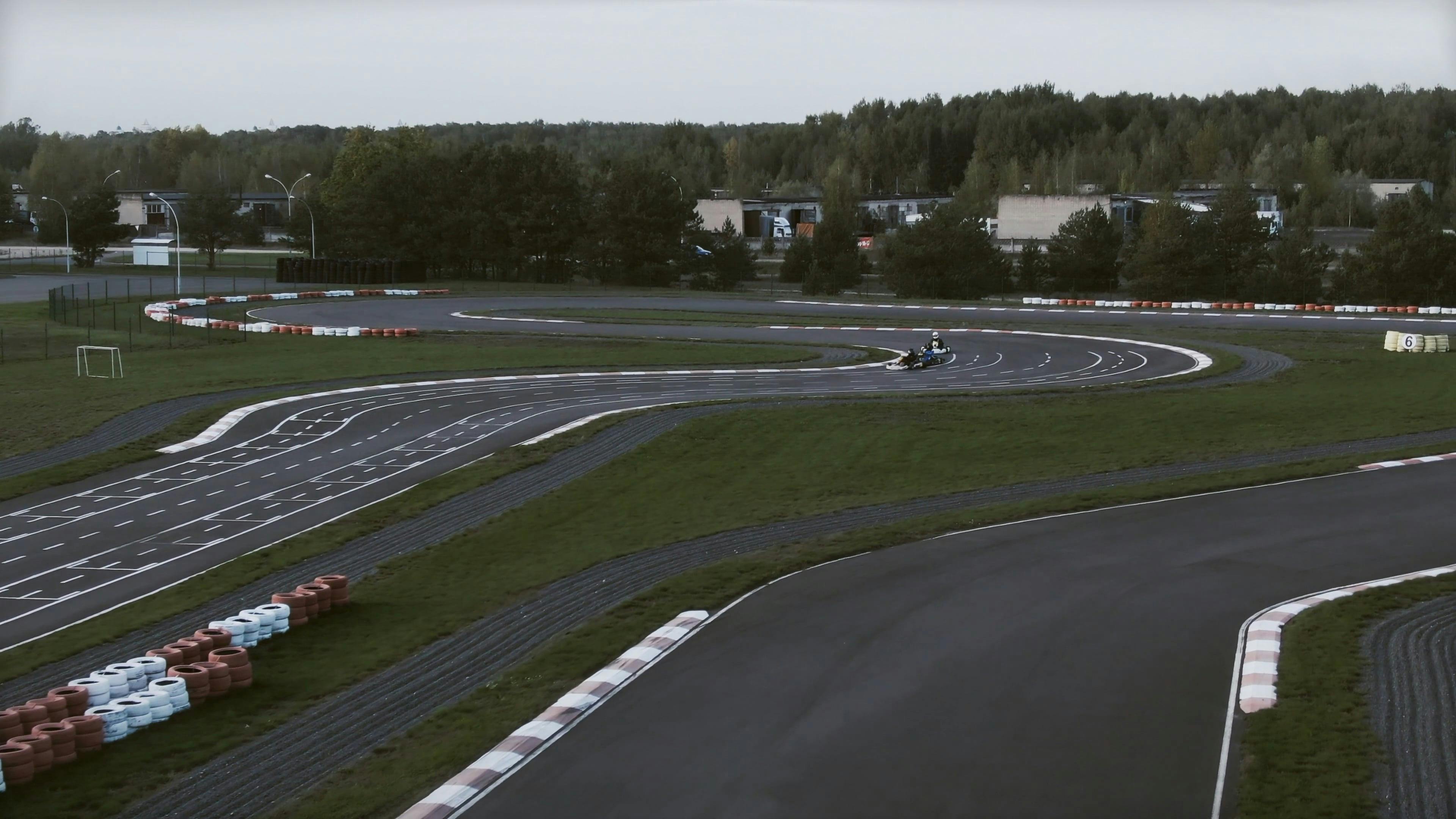 Aerial Footage of a Race Track Free Stock Video Footage, Royalty-Free ...