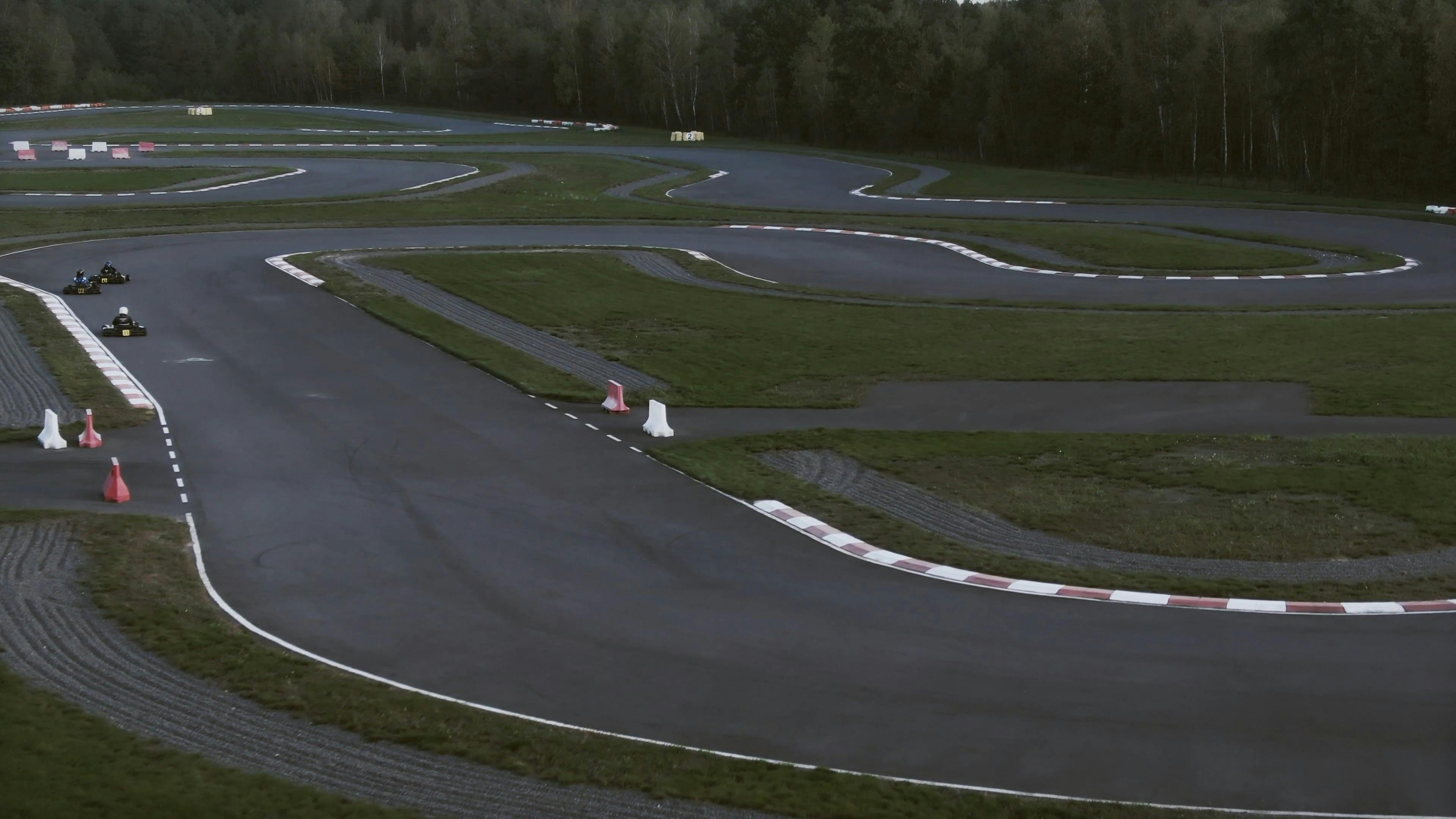 People Racing on a Race Track · Free Stock Video