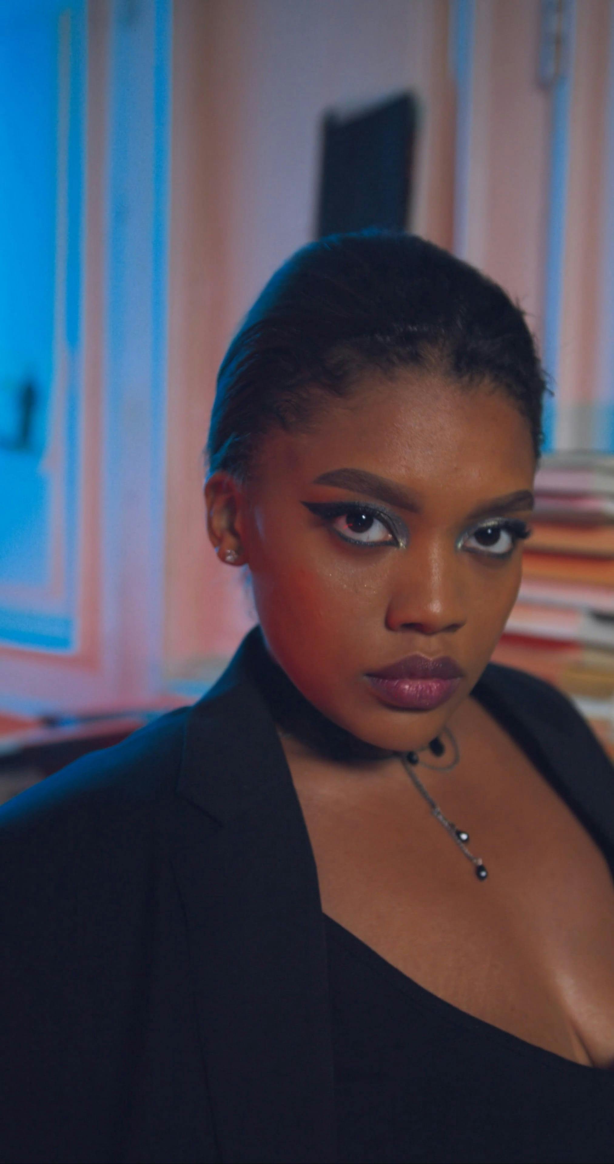 Woman Wearing A Black Coat · Free Stock Video