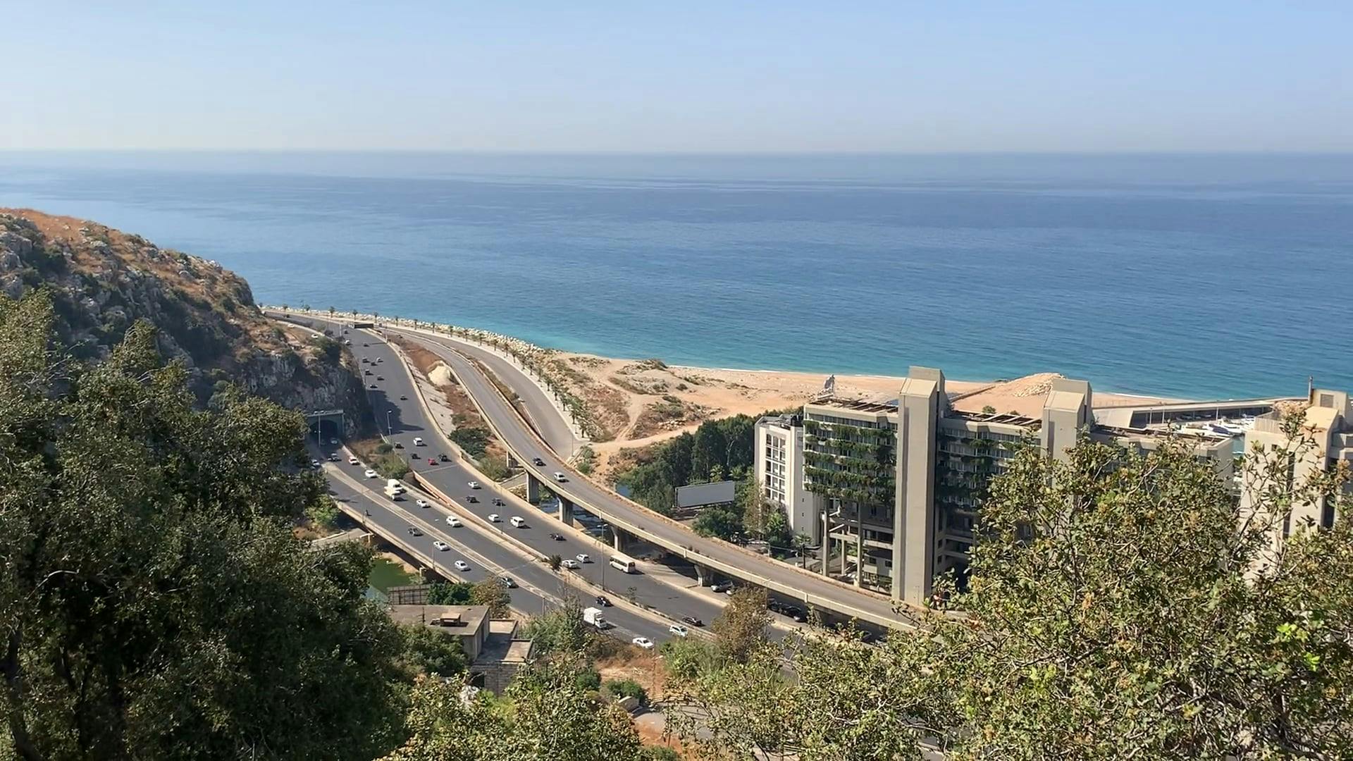 High Angle View of Vehicles Traveling on Expressway Free Stock Video ...