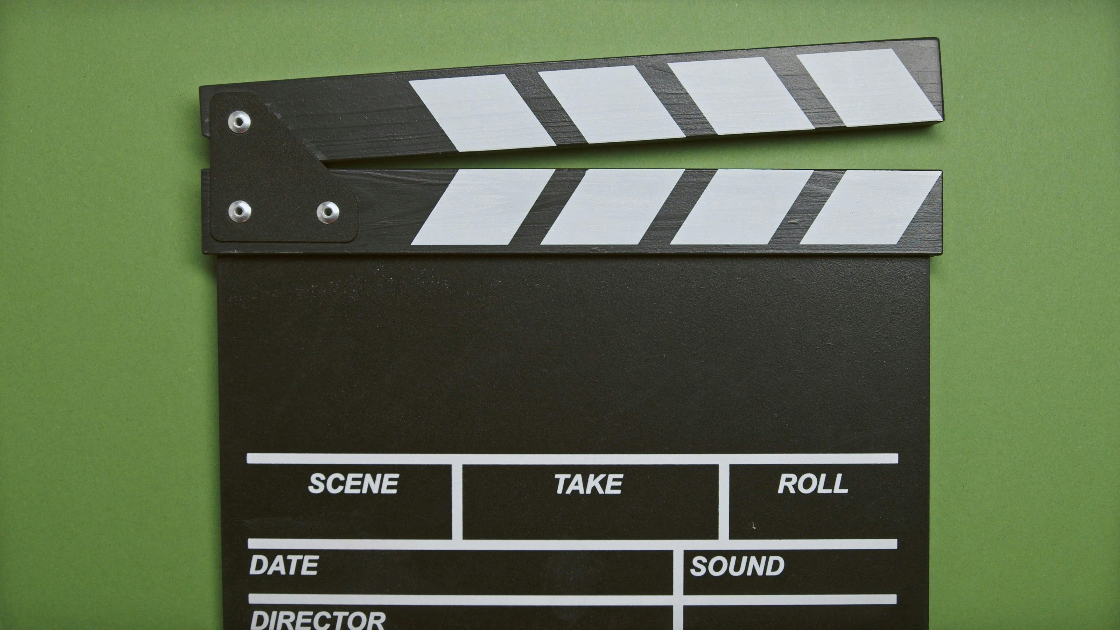 A Clapper Board Used In Film Making Free Stock Video Footage, Royalty ...