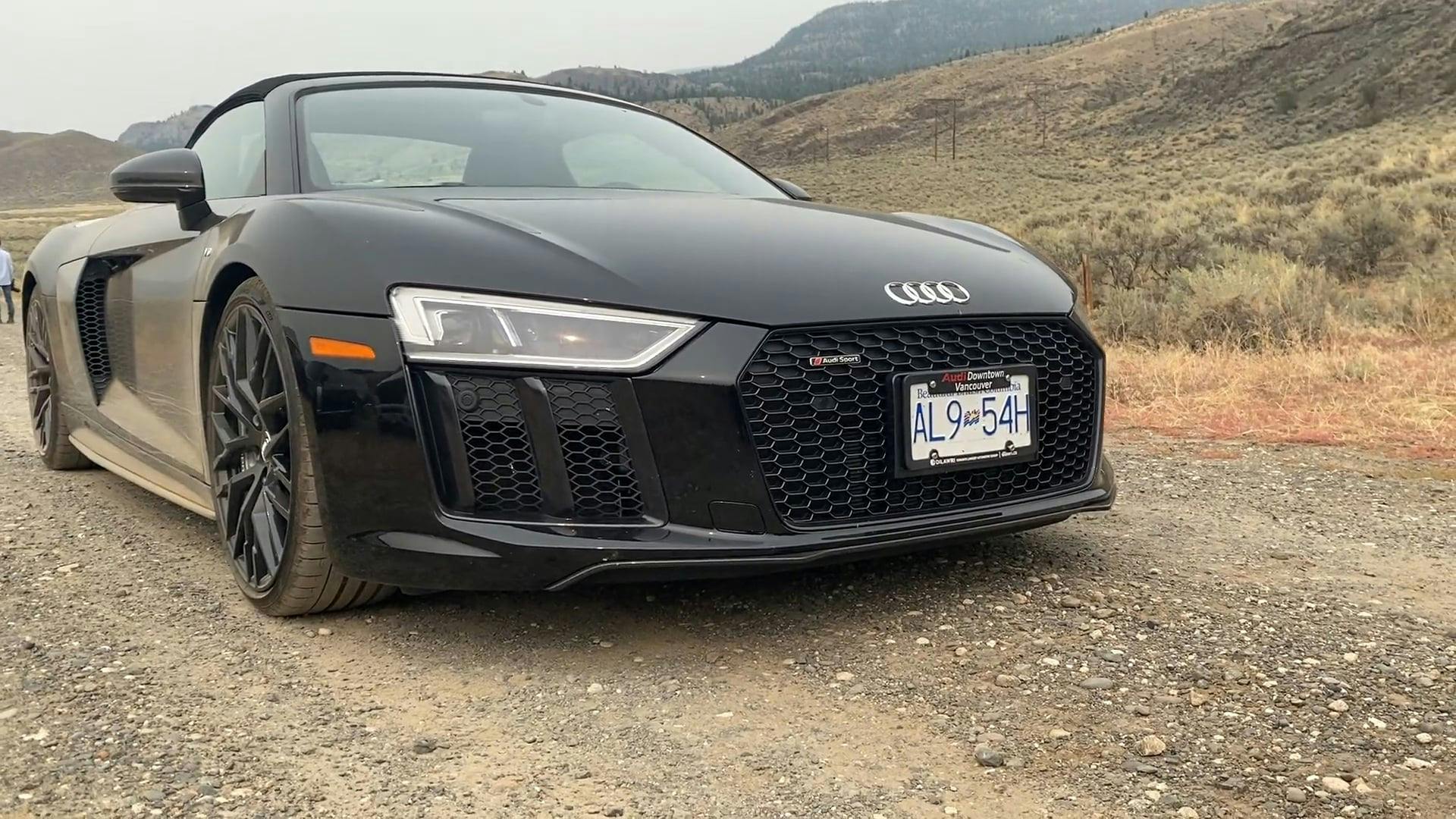 Close-Up View of an Audi R8 · Free Stock Video