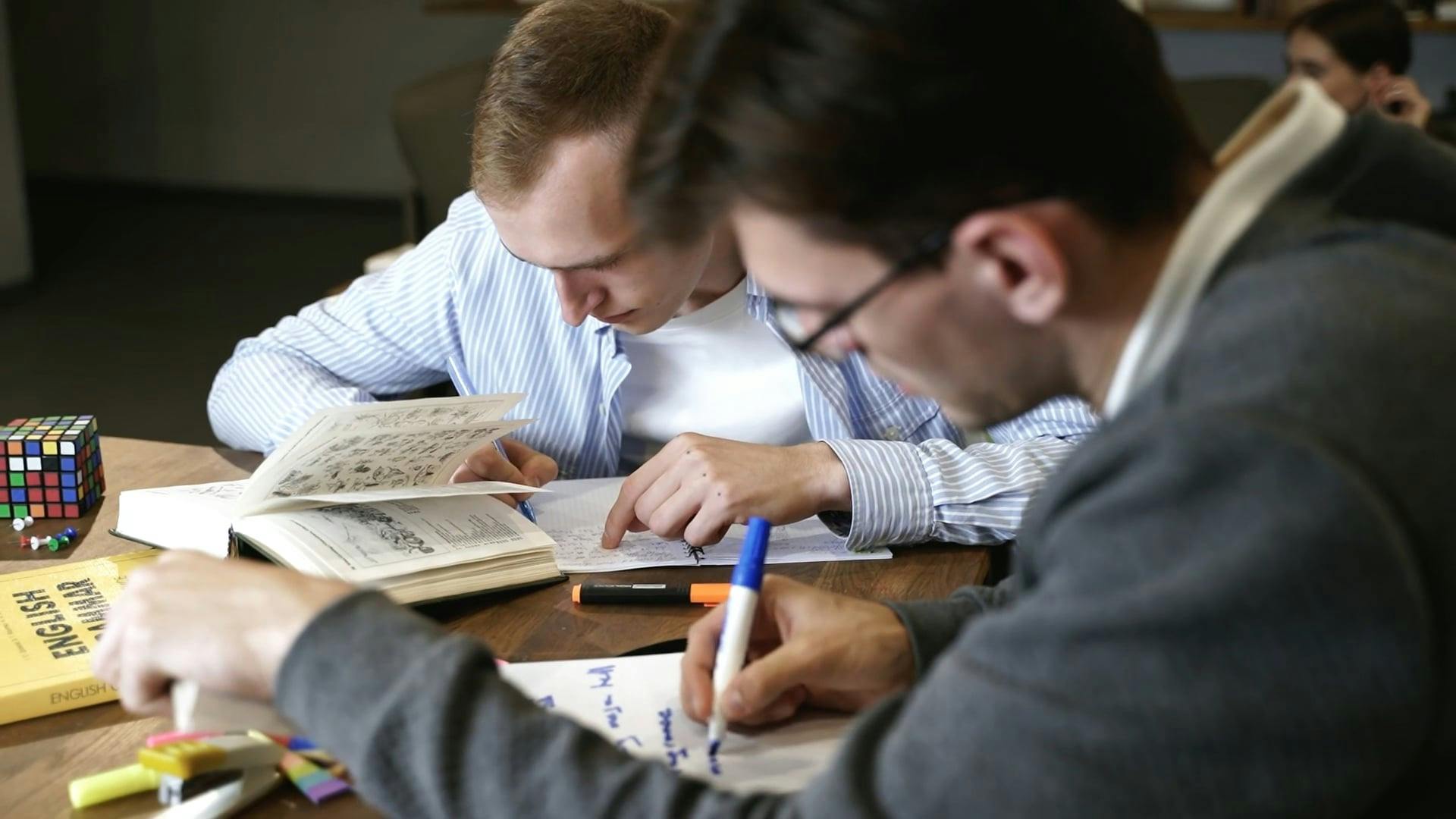 Men Taking Notes Free Stock Video Footage, Royalty-Free 4K & HD Video Clip