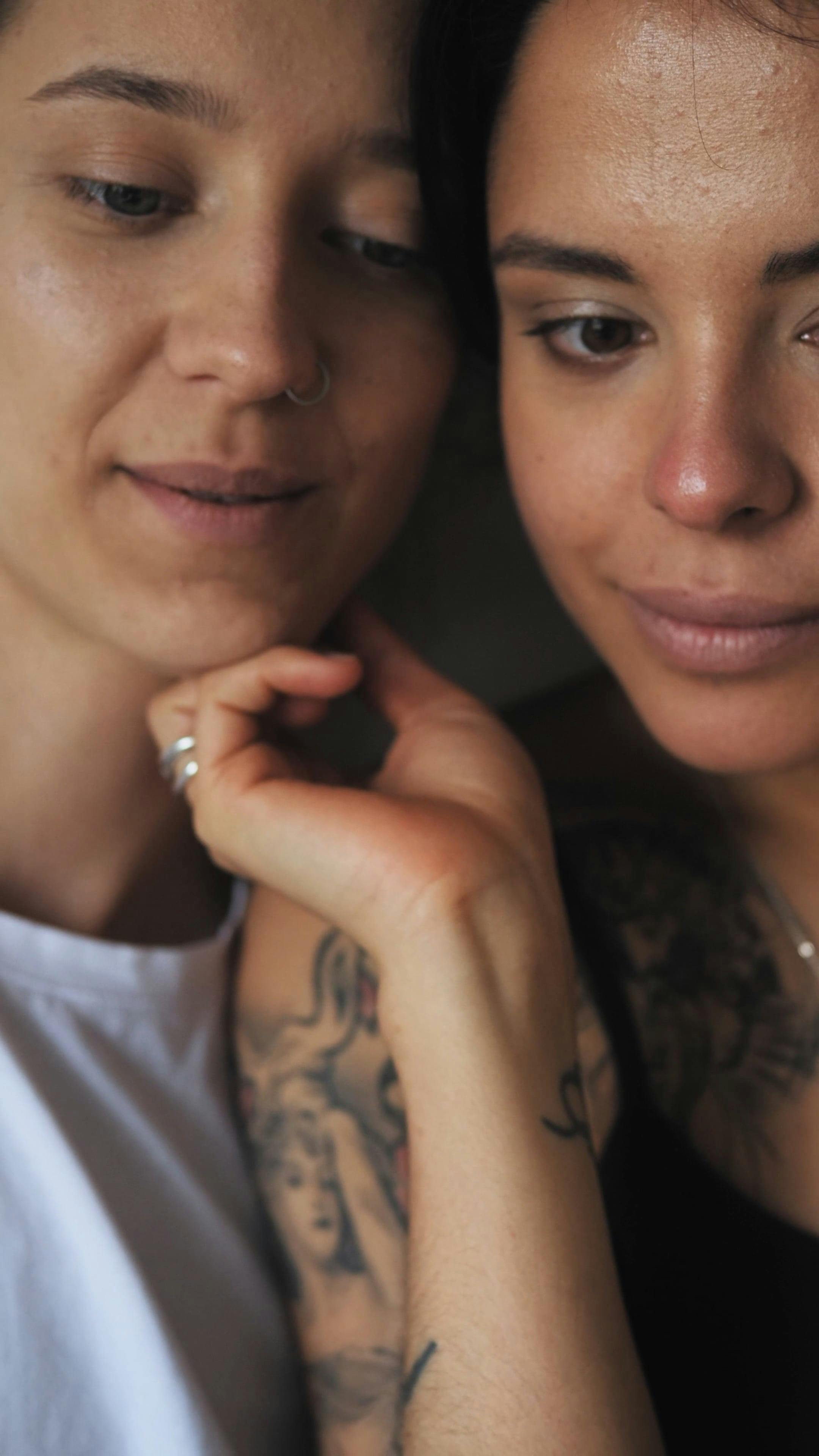 Couple Watching and Looking Each Other · Free Stock Video