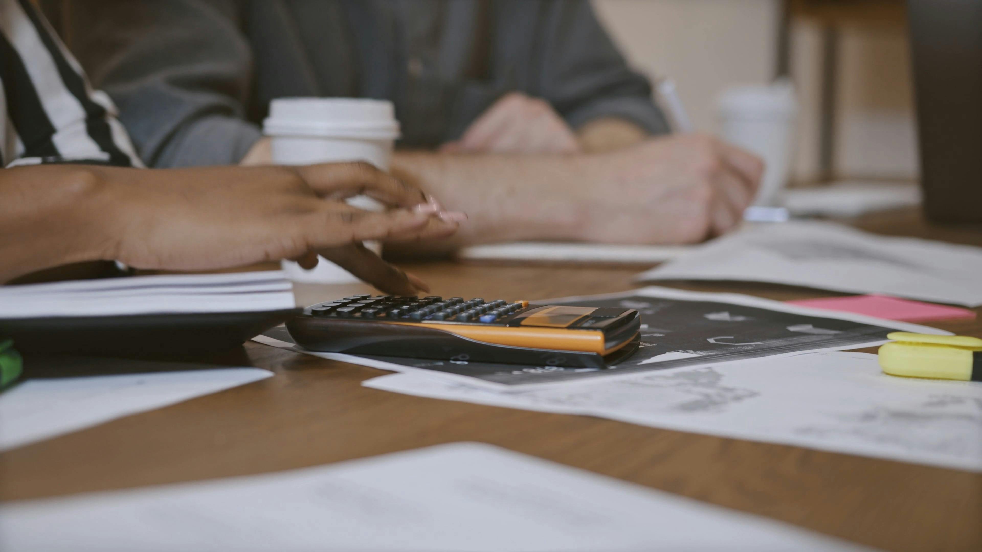 People Doing Calculations Free Stock Video Footage, Royalty-Free 4K ...