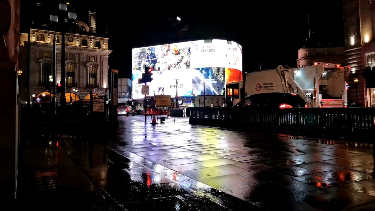 Busy Night at Piccadilly Circus Free Stock Video Footage, Royalty-Free ...