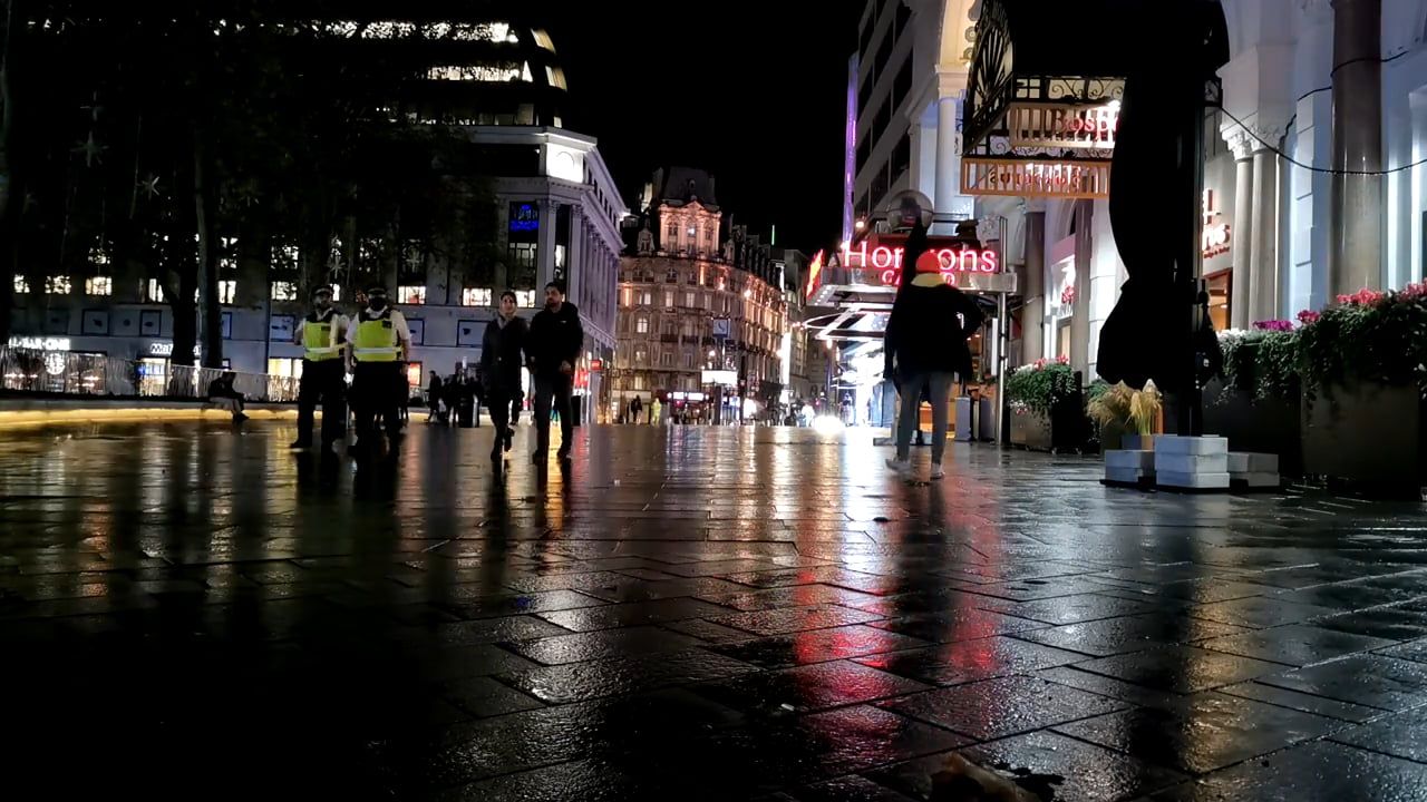 Time Lapse Video of People Walking by Hotel at Night Free Stock Video ...