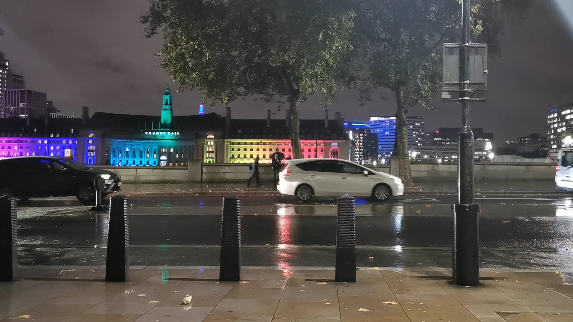 A Street In London On A Rainy Night Free Stock Video Footage, Royalty ...