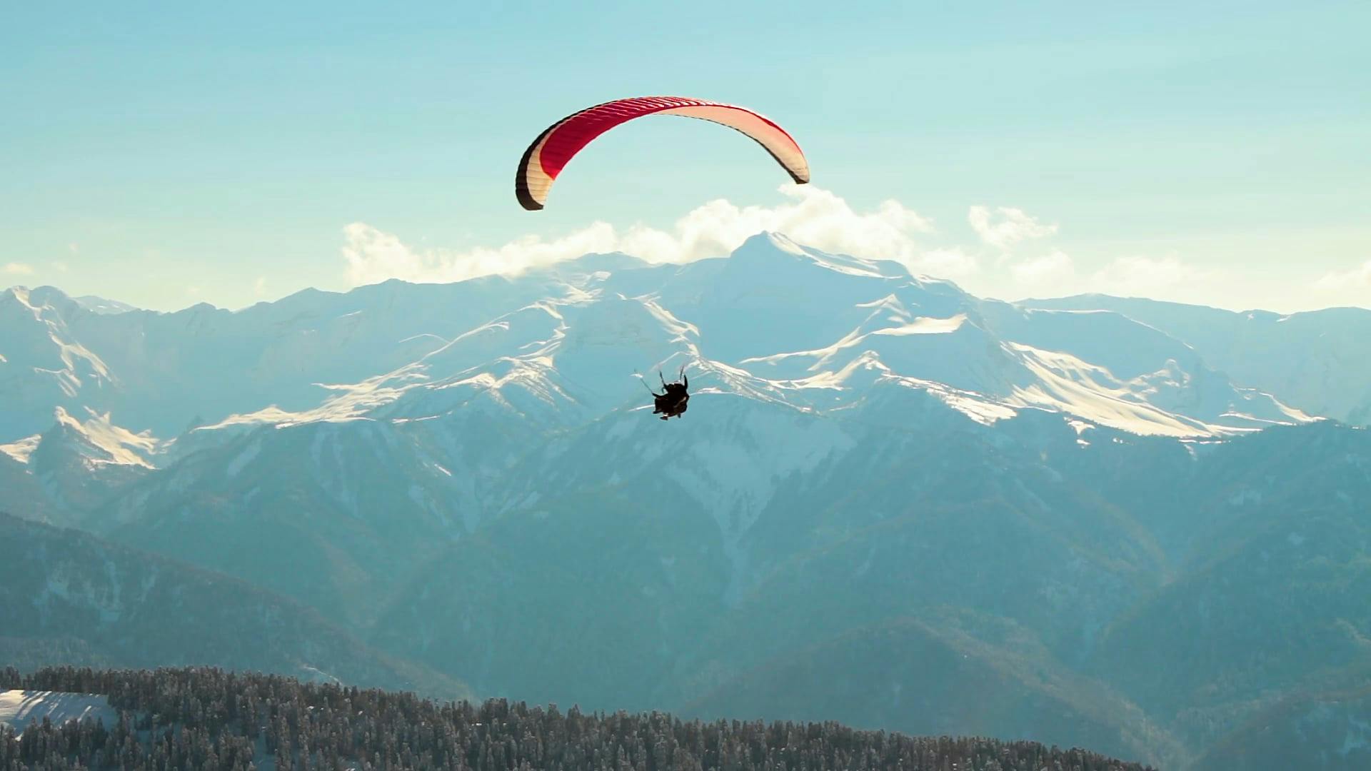 Person Paragliding in the Air Free Stock Video Footage, Royalty-Free 4K ...