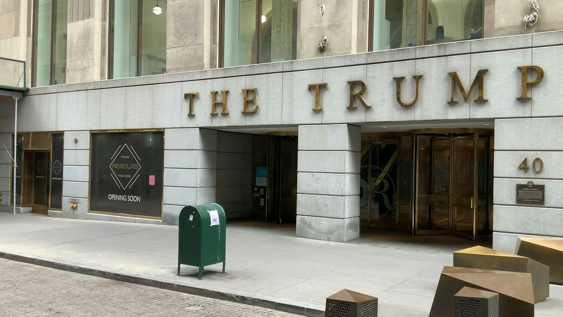 The Entrance Of Trump Tower In New York Free Stock Video Footage ...