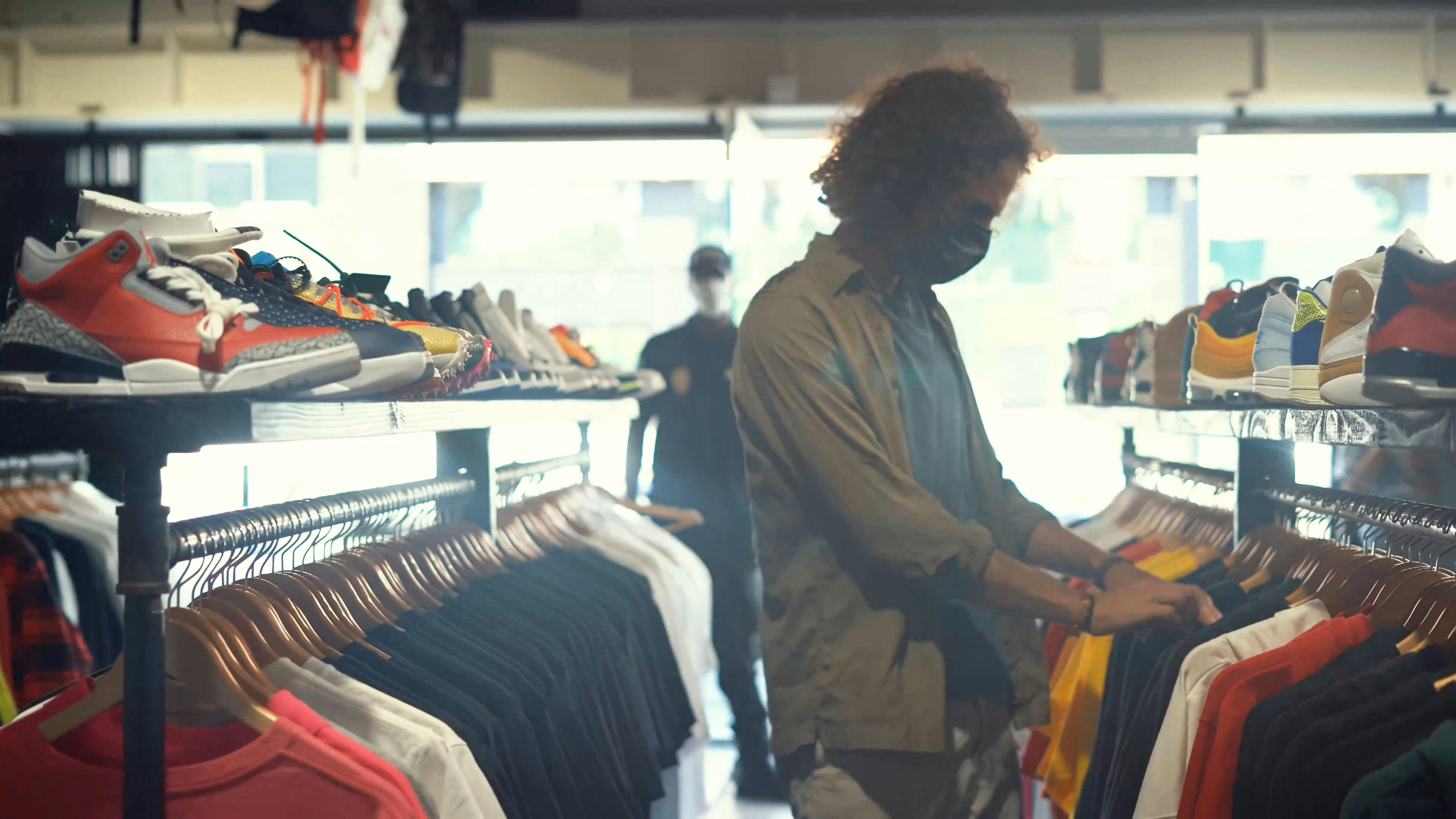 Couple Checking Some Shoes at the Mall Free Stock Video Footage ...