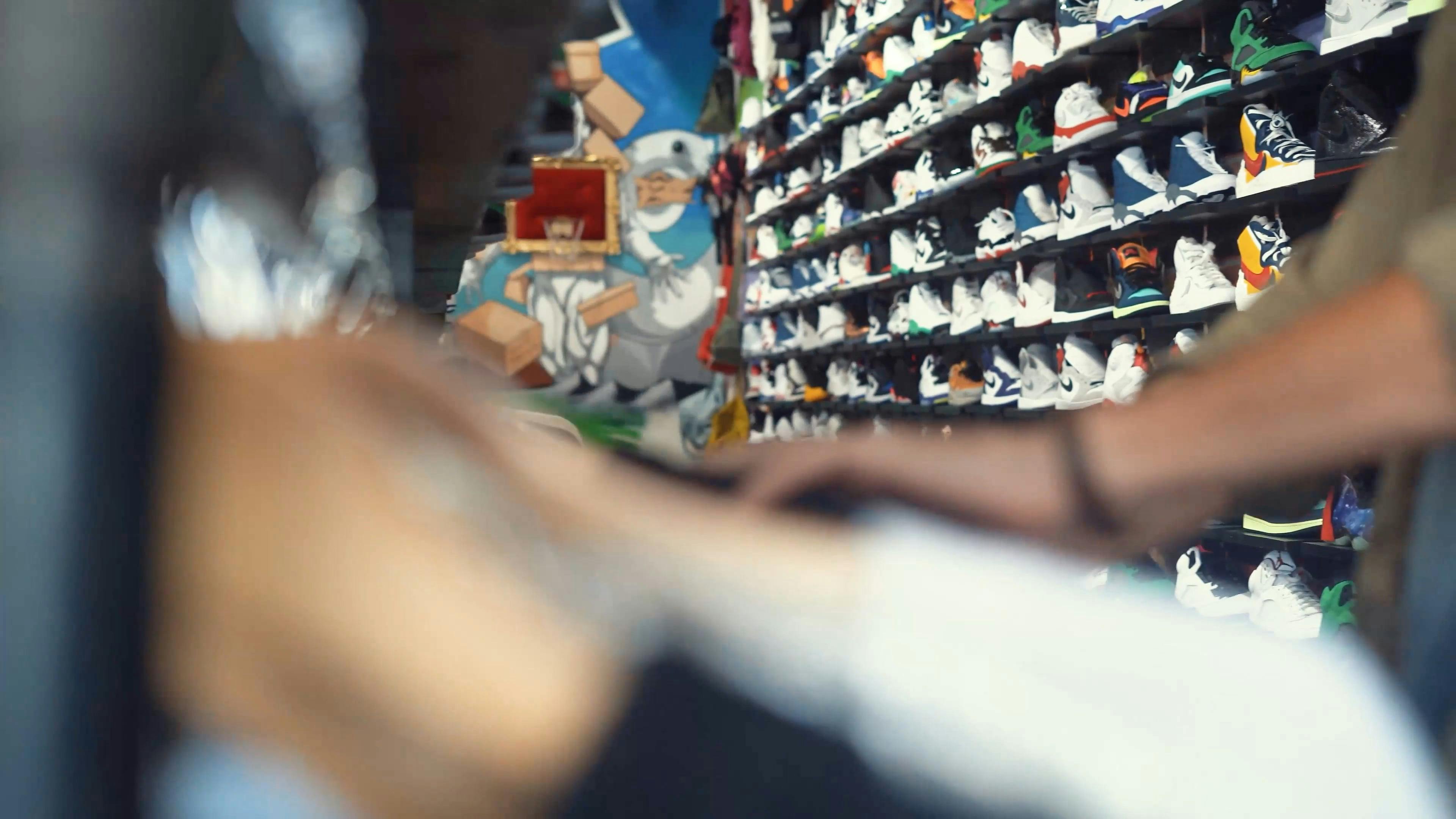 A Person Choosing Clothes on a Rack Free Stock Video Footage, Royalty ...