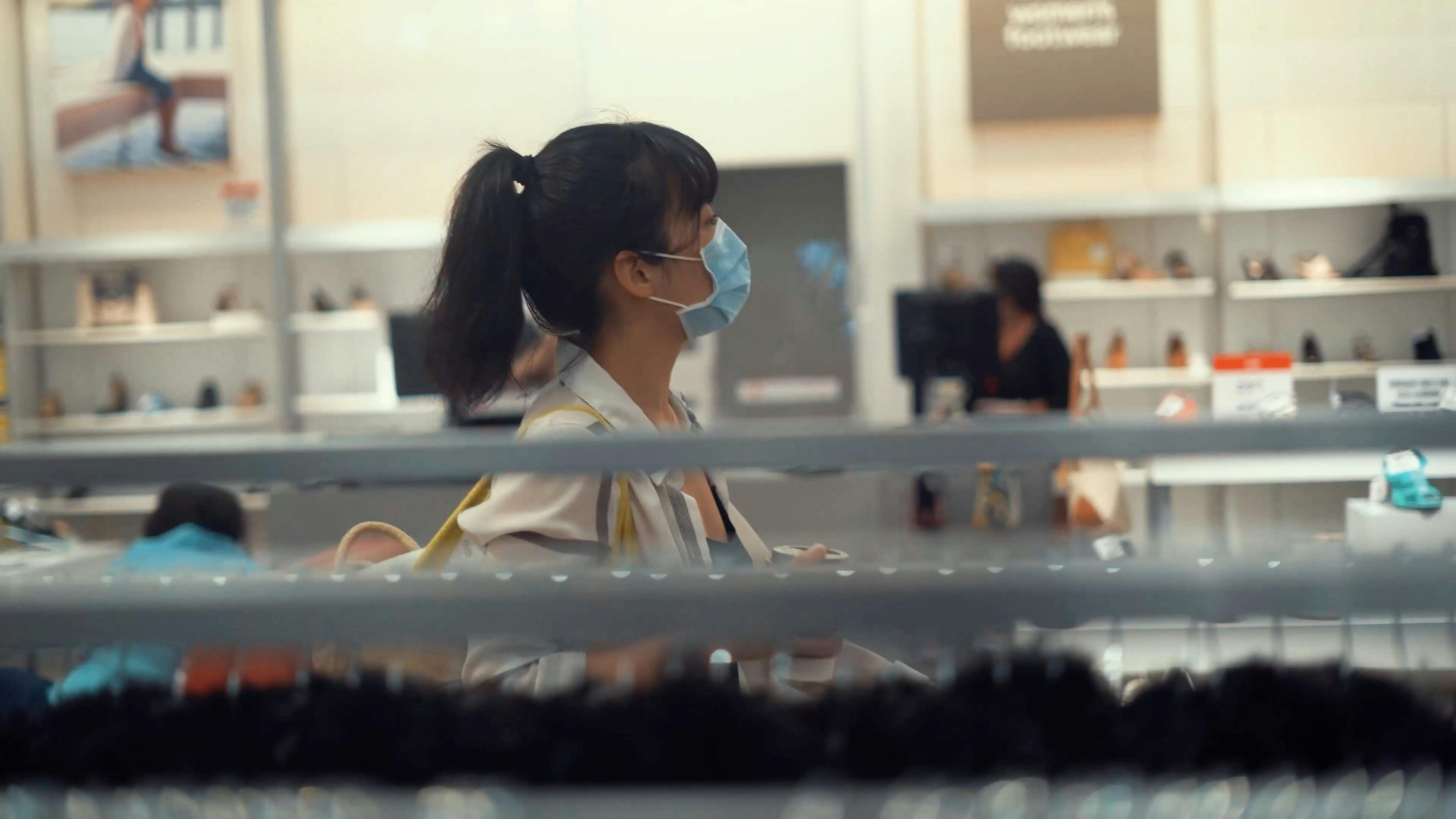 Girl Walking in a Store Free Stock Video Footage, Royalty-Free 4K & HD ...