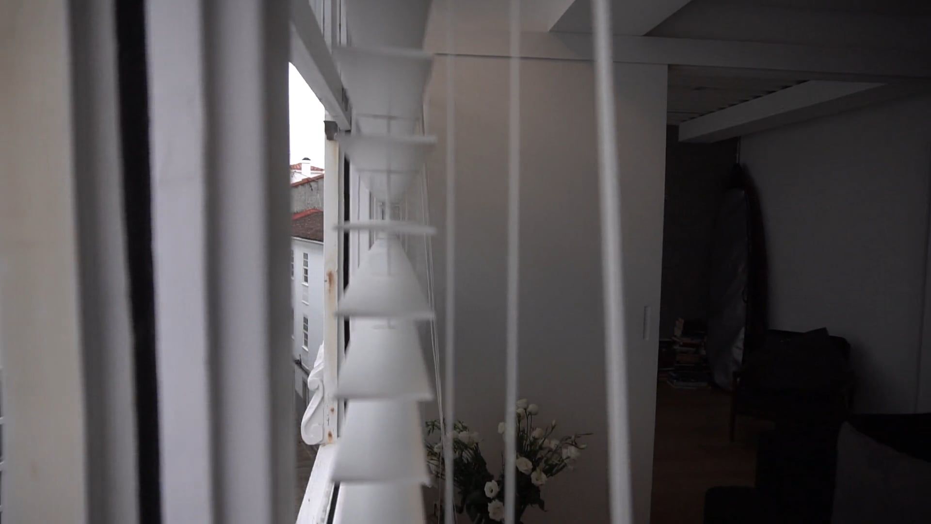 Person Looking and Checking at the Window · Free Stock Video