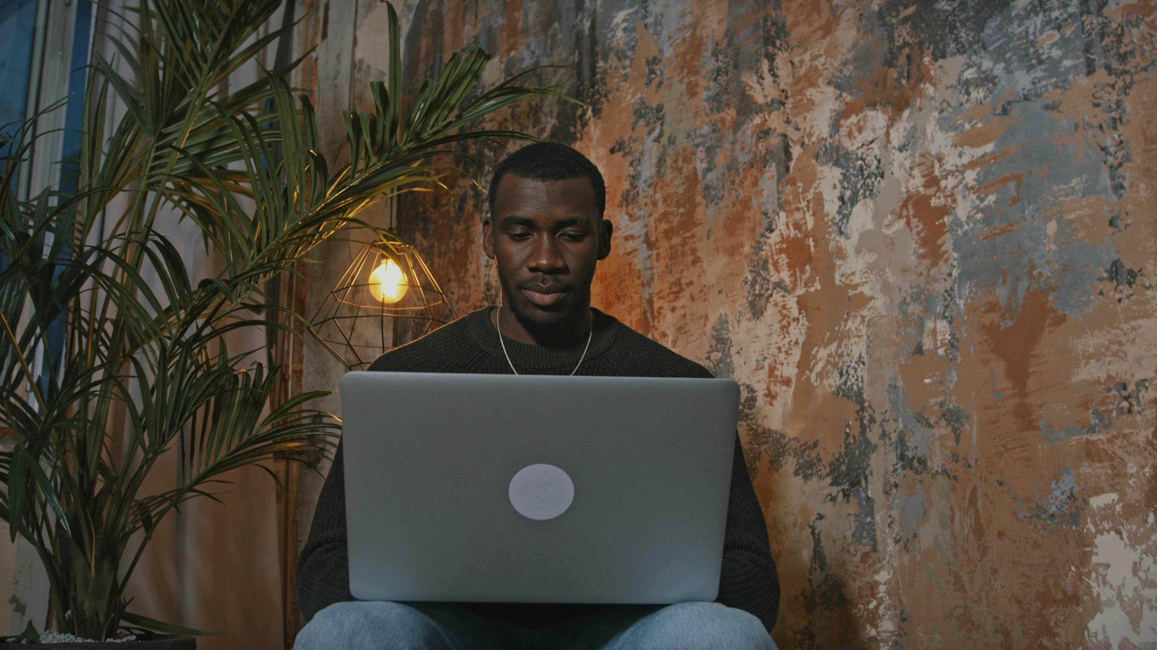 Man Using a Laptop and Celebrating Free Stock Video Footage, Royalty ...