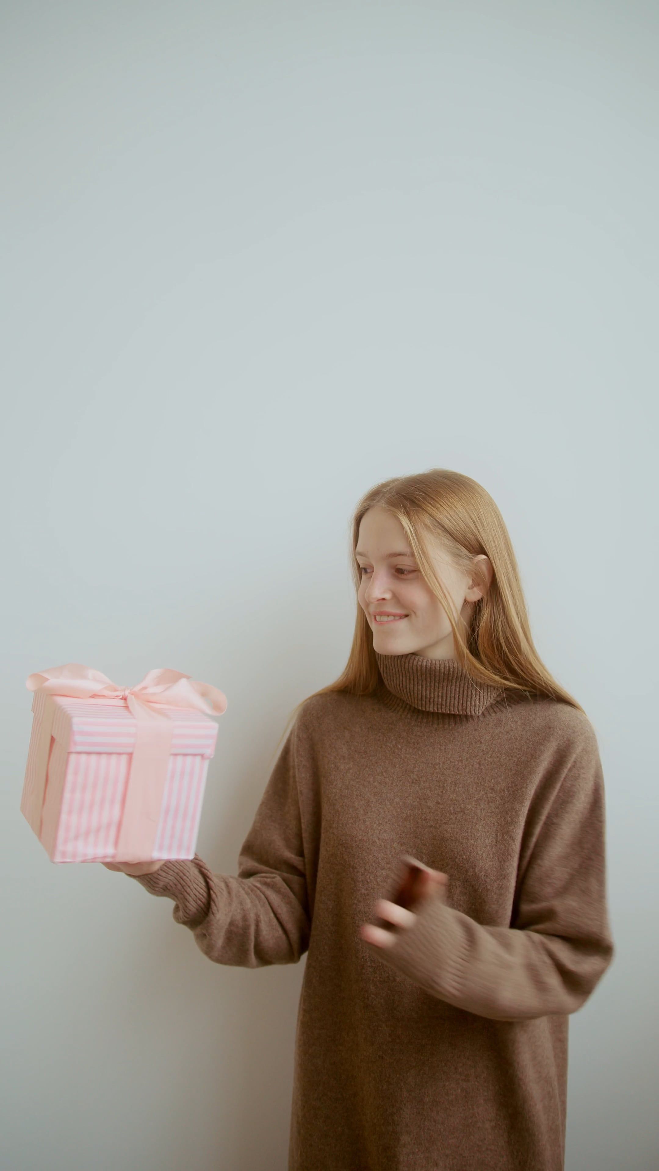 Girl Catching a Gift Box Free Stock Video Footage, Royalty-Free 4K & HD ...