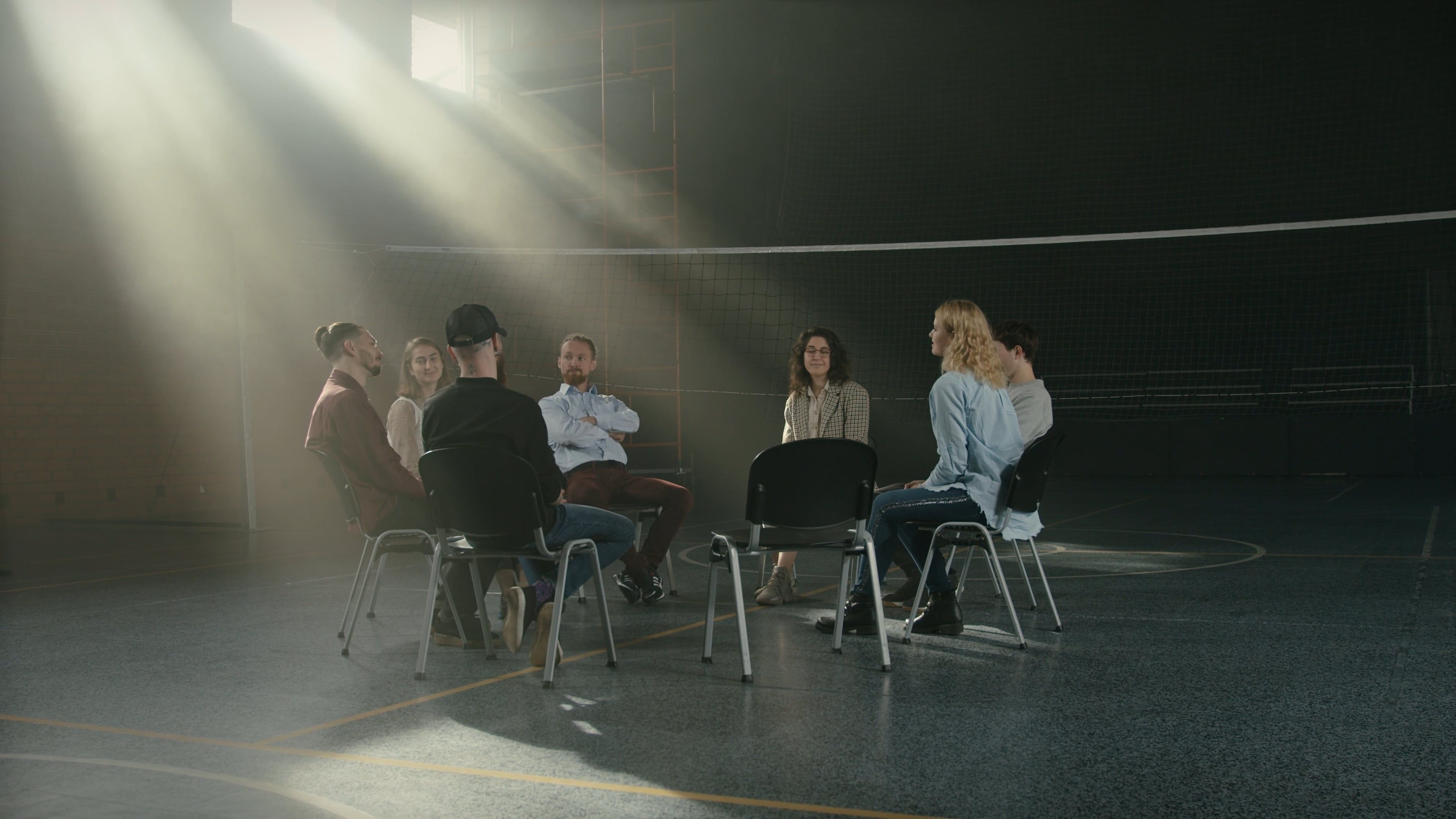 People in a Group Therapy Free Stock Video Footage, Royalty-Free 4K ...
