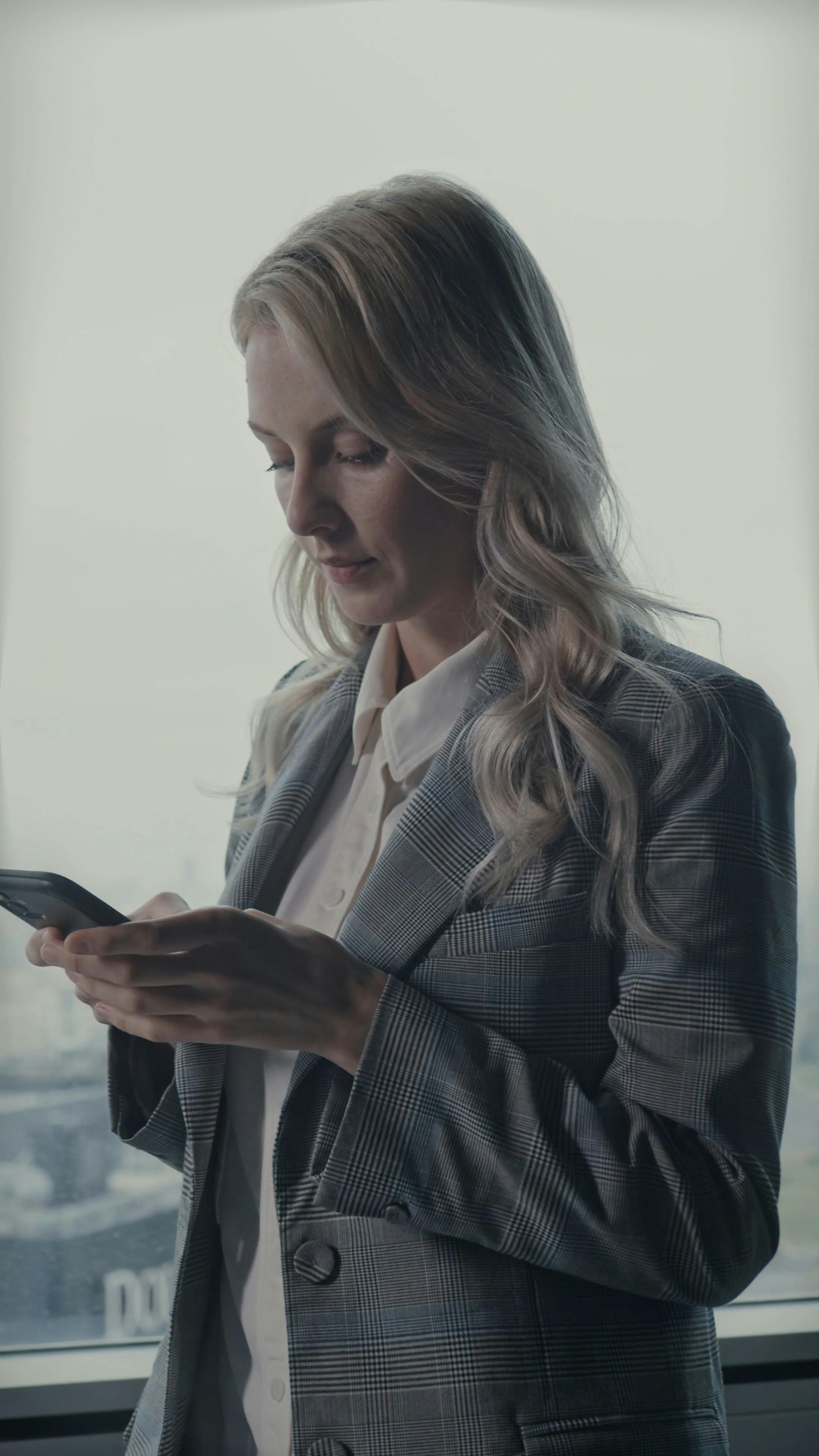 A Woman Texting On Her Cellphone Free Stock Video Footage, Royalty-Free ...